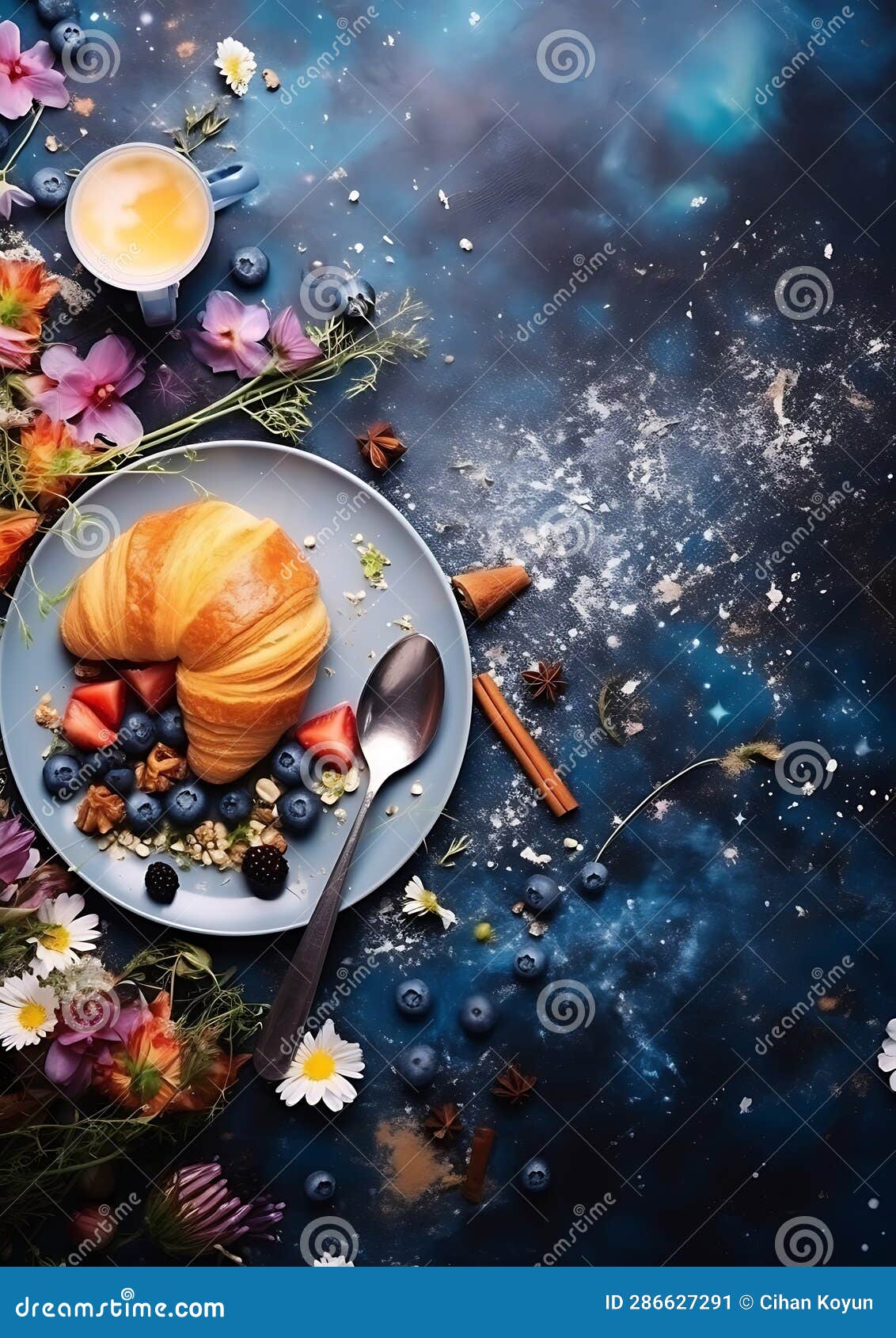 Chic Invitation Card Artistry Elevating Your Brunch Experience Stock ...