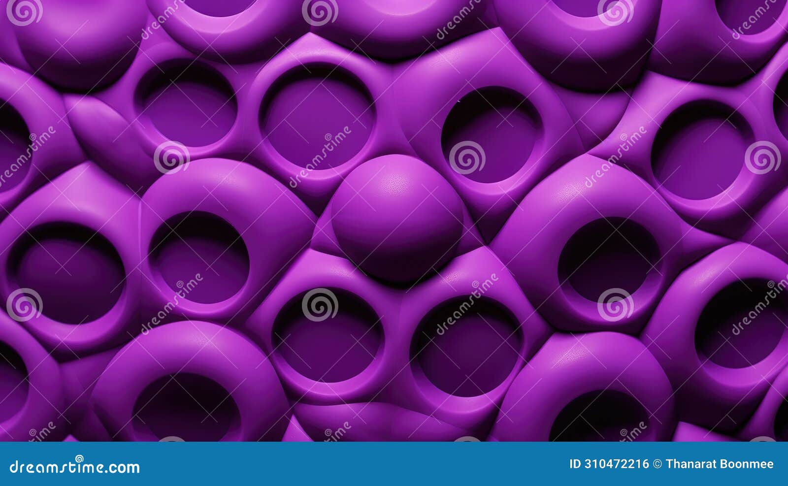 Chic Purple Construction Plate Adorned with Bold Black Circles, a ...