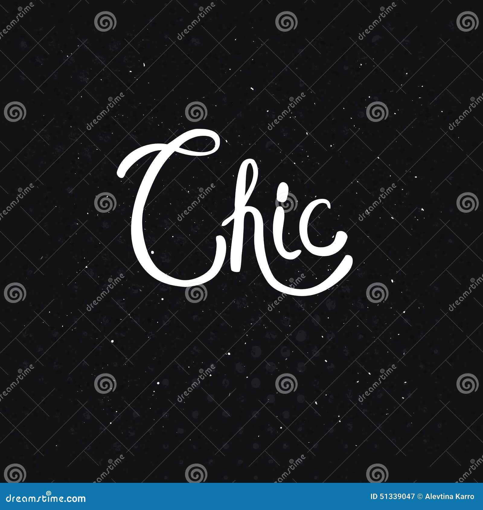 Chic Text on Dotted Abstract Black Background Stock Vector ...