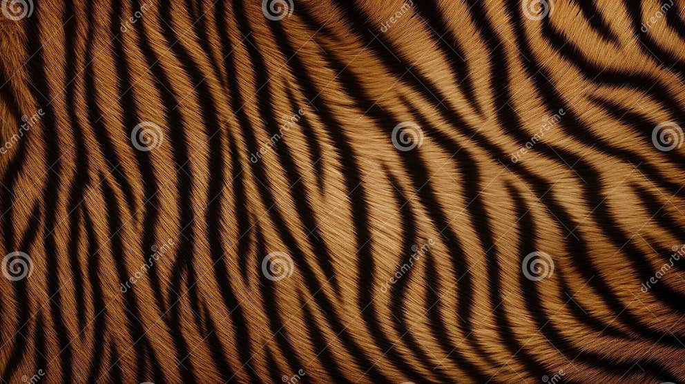 Chic Tiger Stripe Design with Flat Texture and Intricate Details for ...