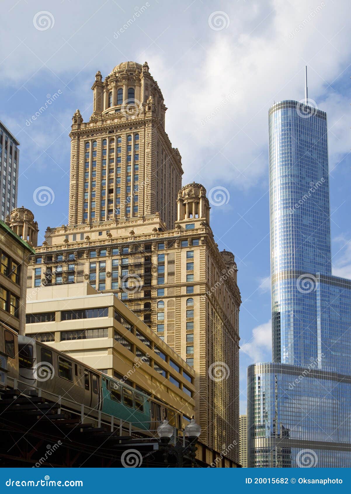 Chicago stock photo. Image of modern, architecture, landmark - 20015682