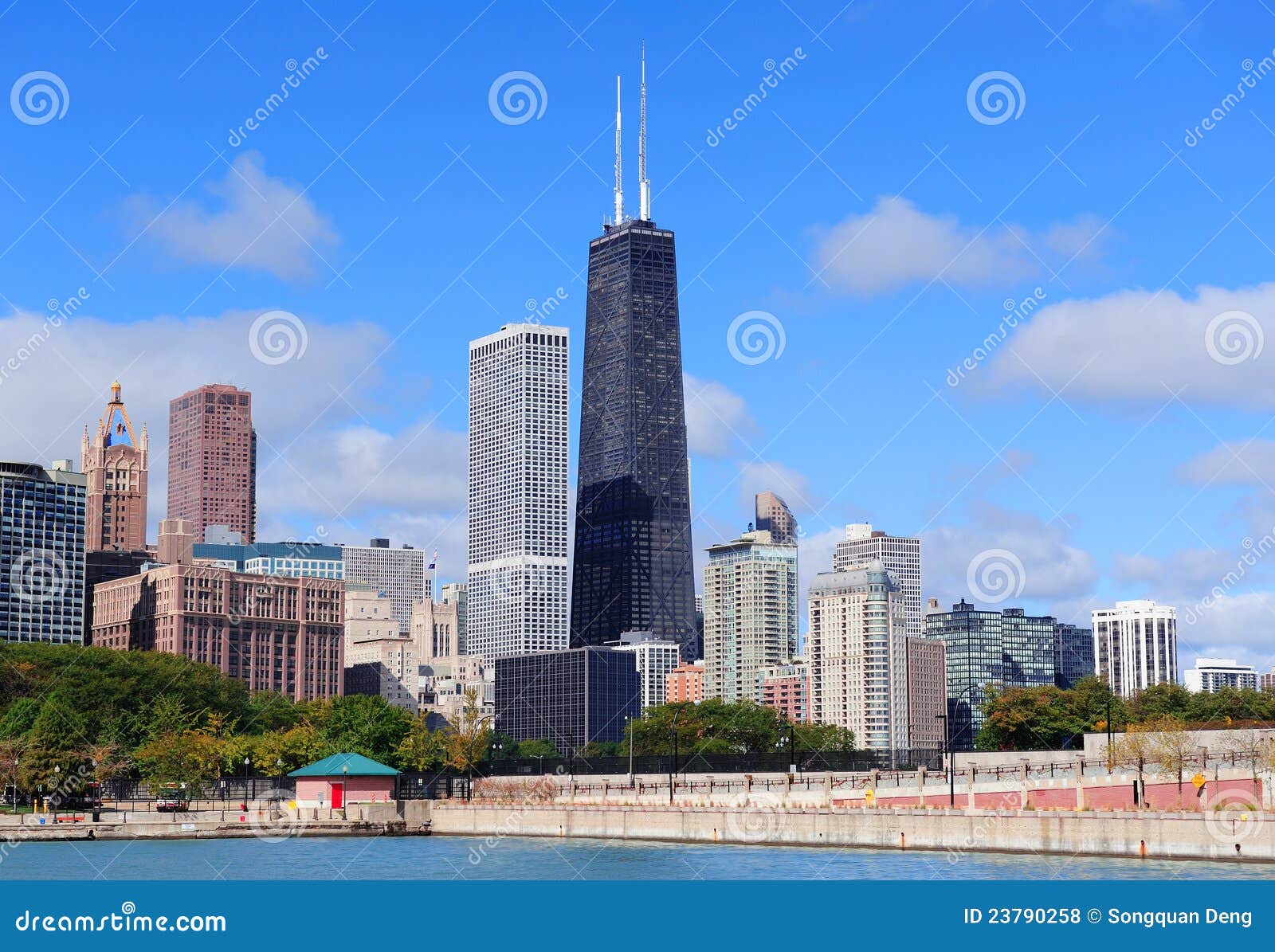 Chicago stock photo. Image of building, tower, landmark - 23790258
