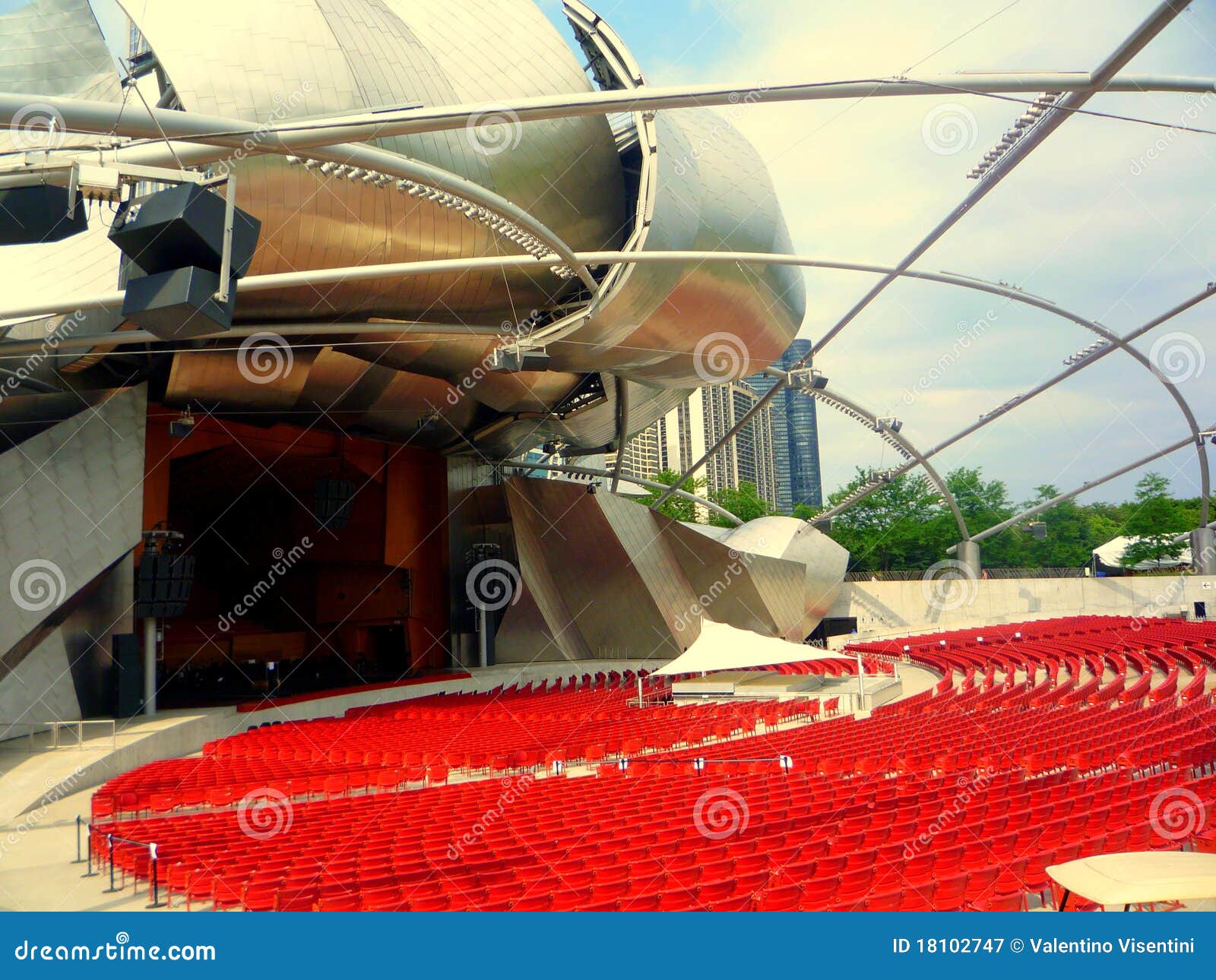 Chicago Amphitheater editorial photography. Image of showbiz - 18102747
