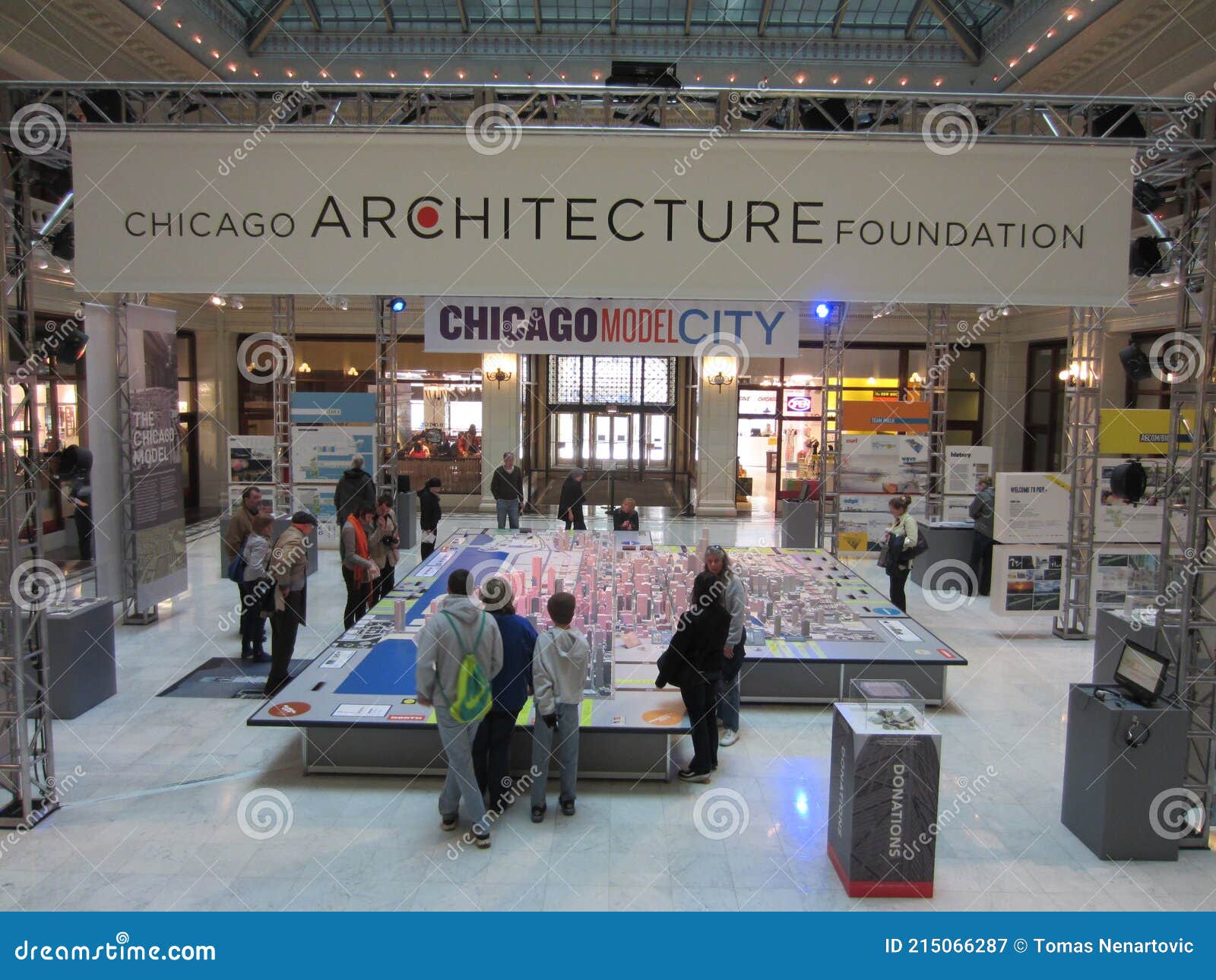 Chicago Architecture Foundation USA Model City Editorial Photography ...