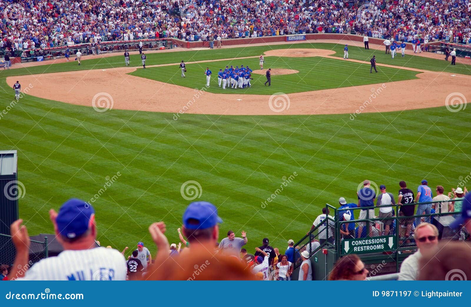 Chicago baseball editorial photography. Image of major - 9871197