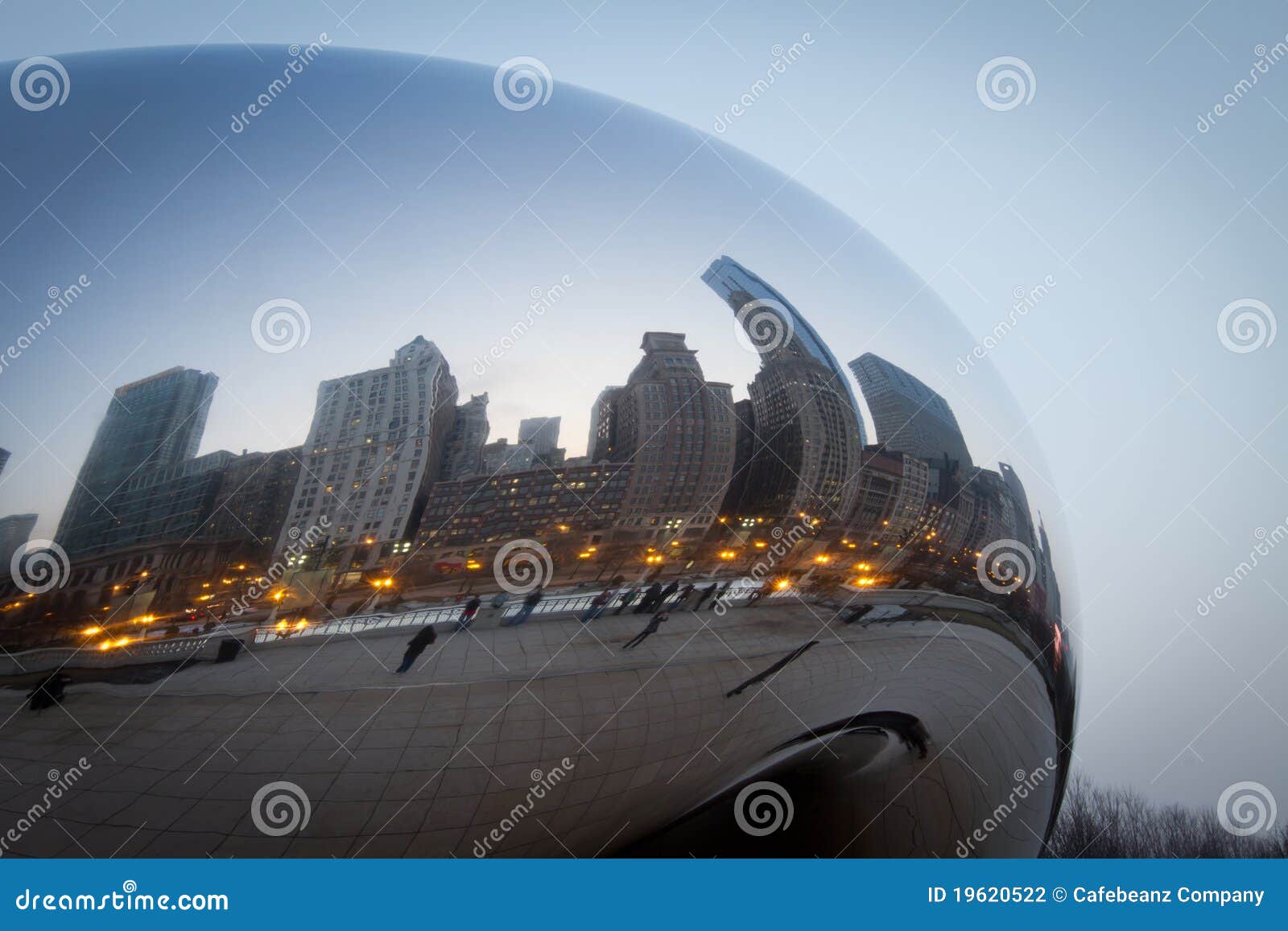Chicago Bean editorial photography. Image of gate, reflect - 19620522