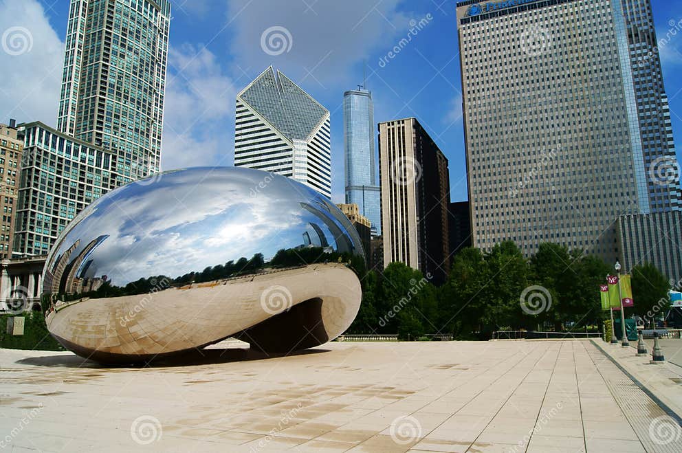 Chicago Bean editorial image. Image of millennium, attraction - 20867550