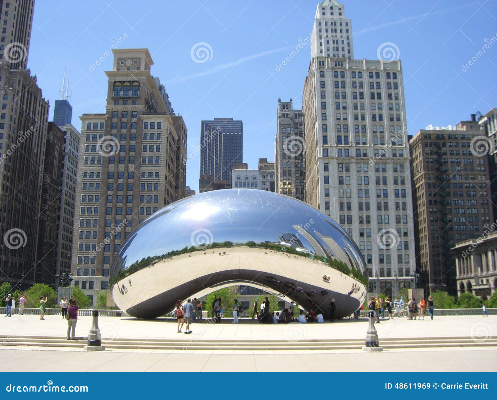 Chicago Bean editorial stock image. Image of famous, beautiful - 48611969