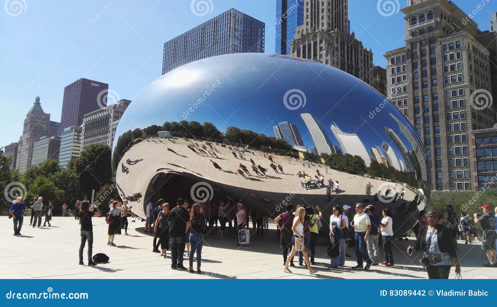 Chicago editorial photography. Image of mirror, city - 83089442