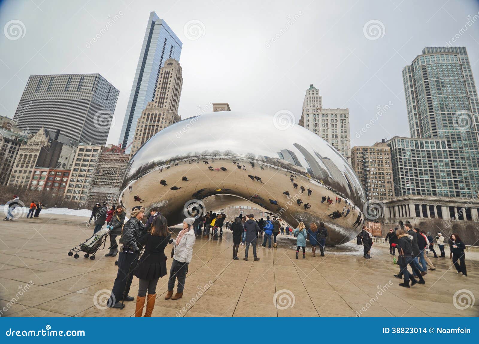Chicago bean editorial stock image. Image of skyscraper - 38823014