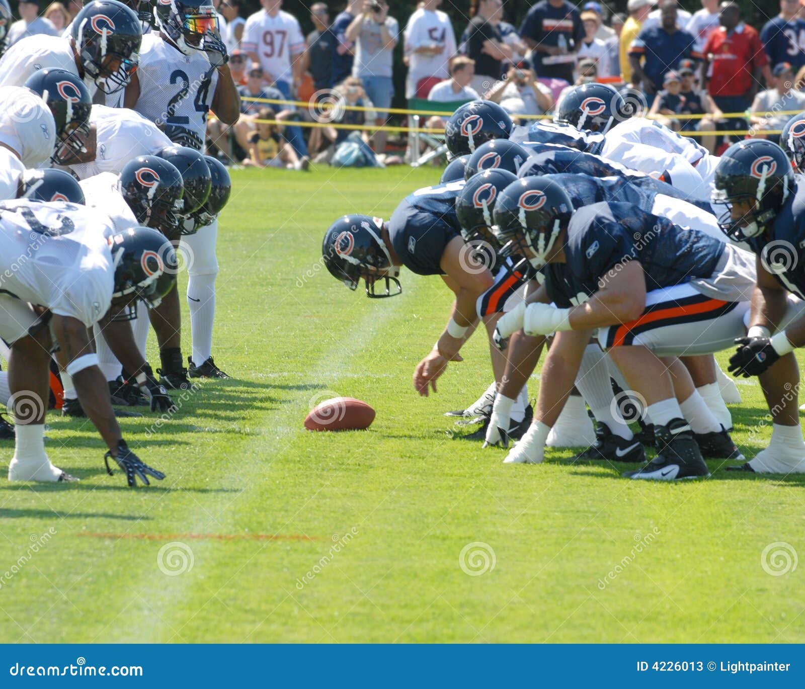 Chicago Bears Training Camp. Editorial Stock Photo - Image of sports ...