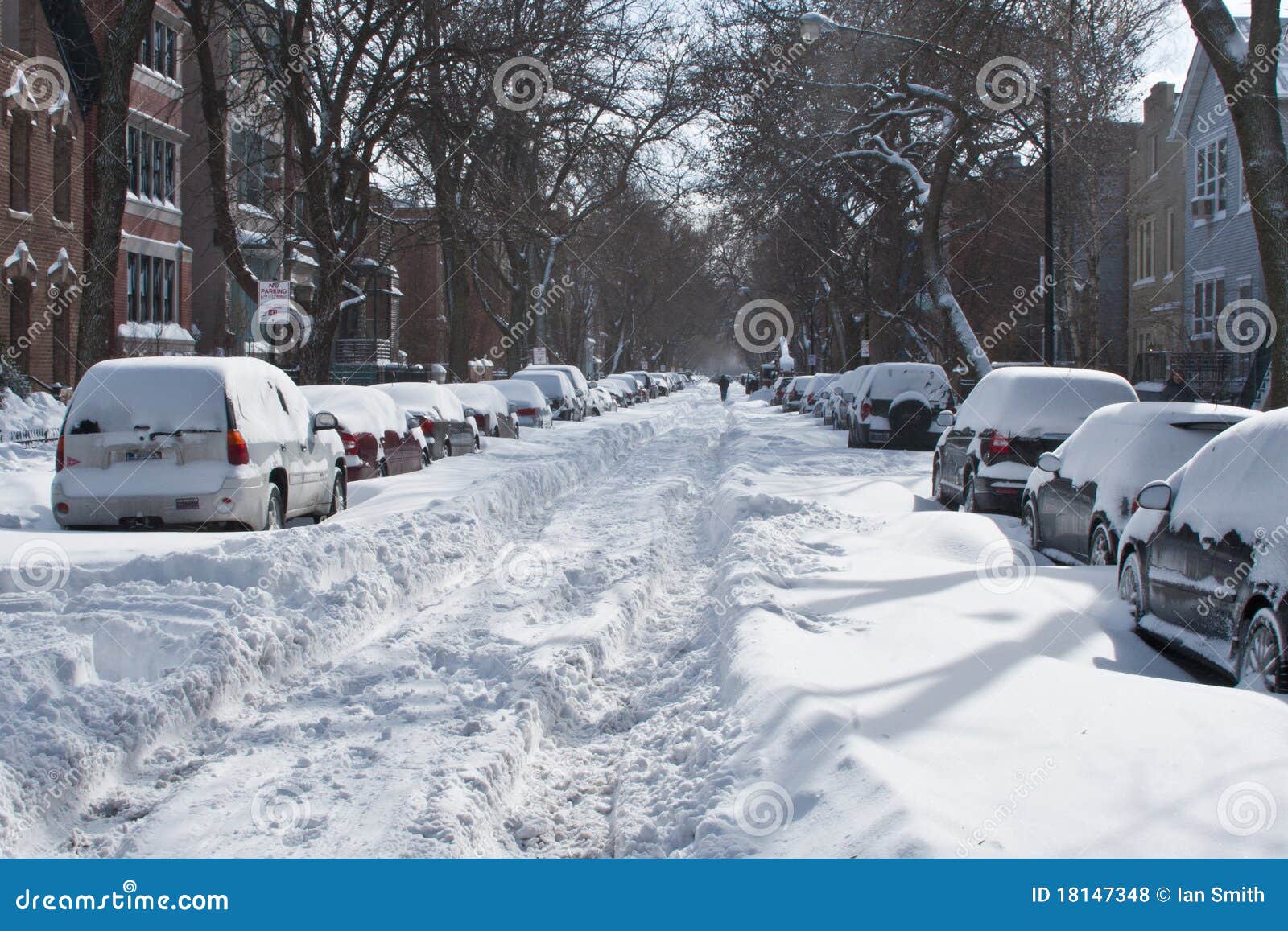 Chicago Blizzard editorial stock photo. Image of freezing - 18147348