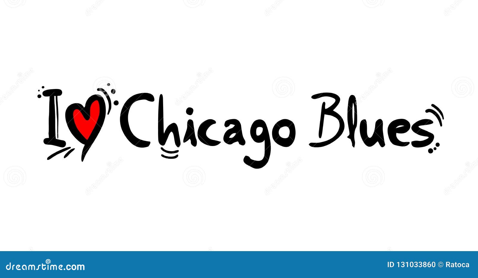 Chicago Blues music style stock vector. Illustration of blues - 131033860