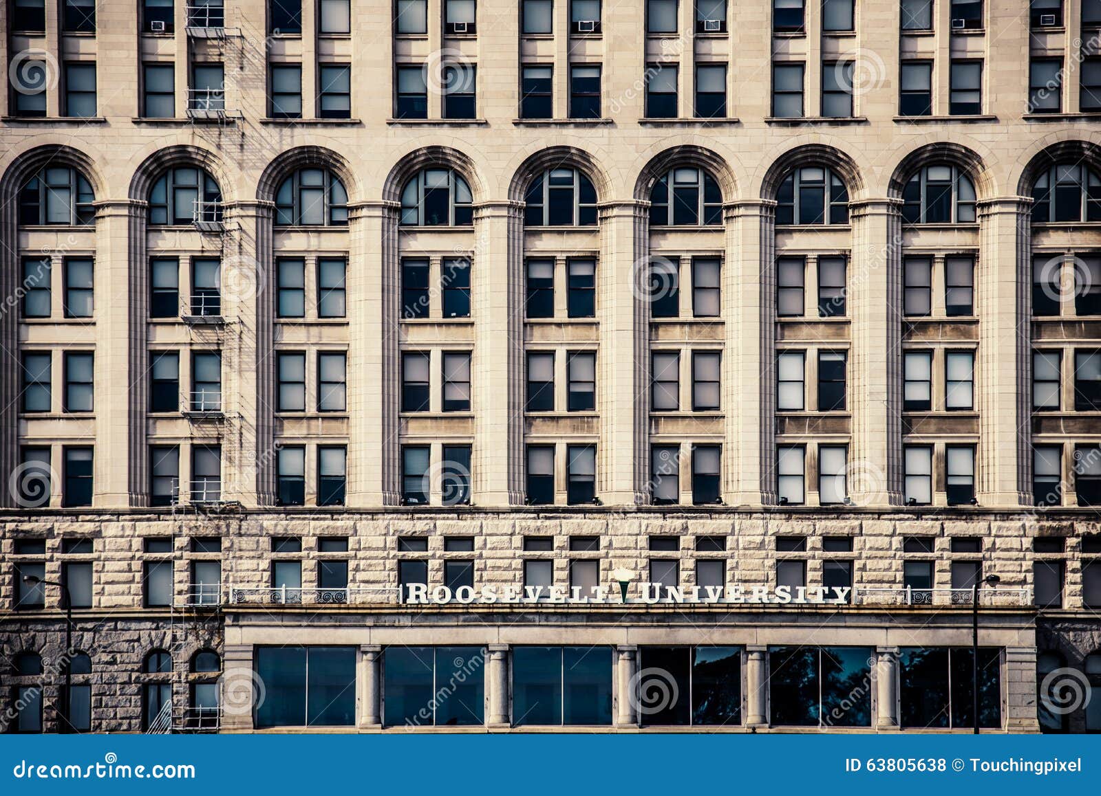 Chicago Buildings editorial stock photo. Image of details - 63805638