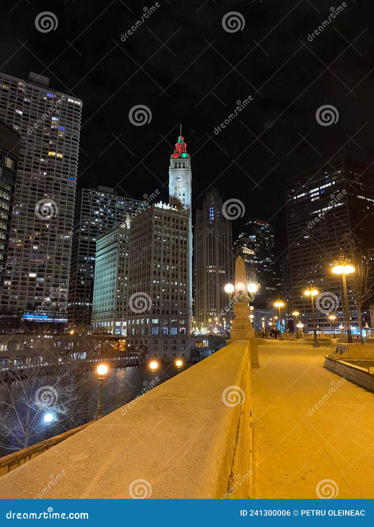 Chicago stock photo. Image of beautiful, time, chicago - 241300006