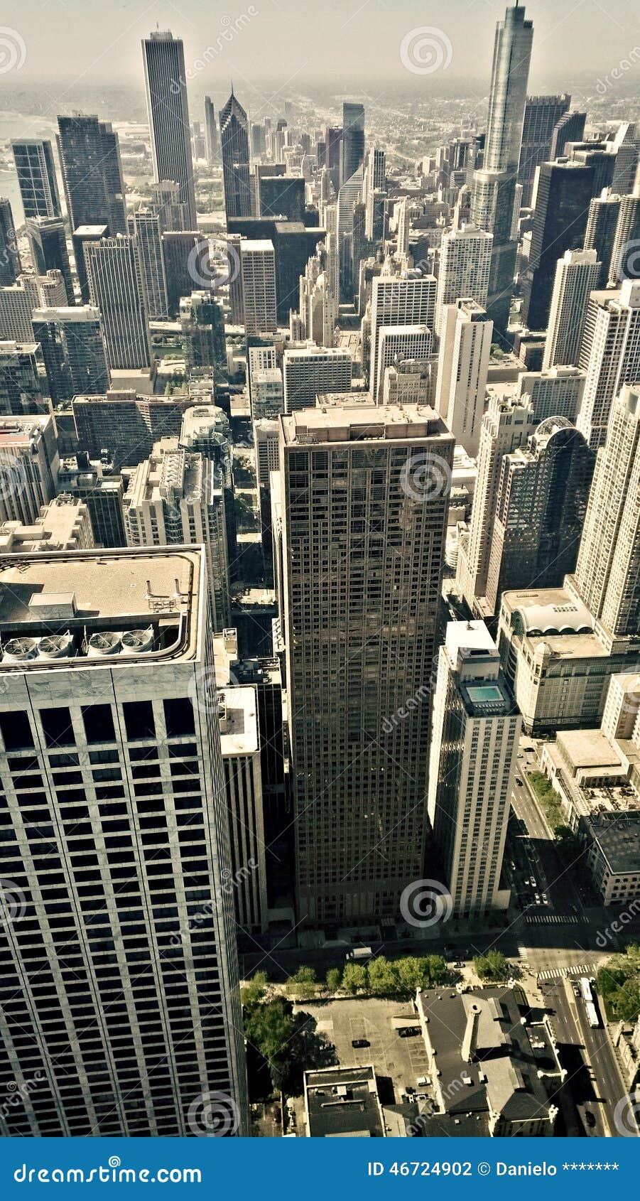 Chicago city stock photo. Image of panoramic, metropolitan - 46724902