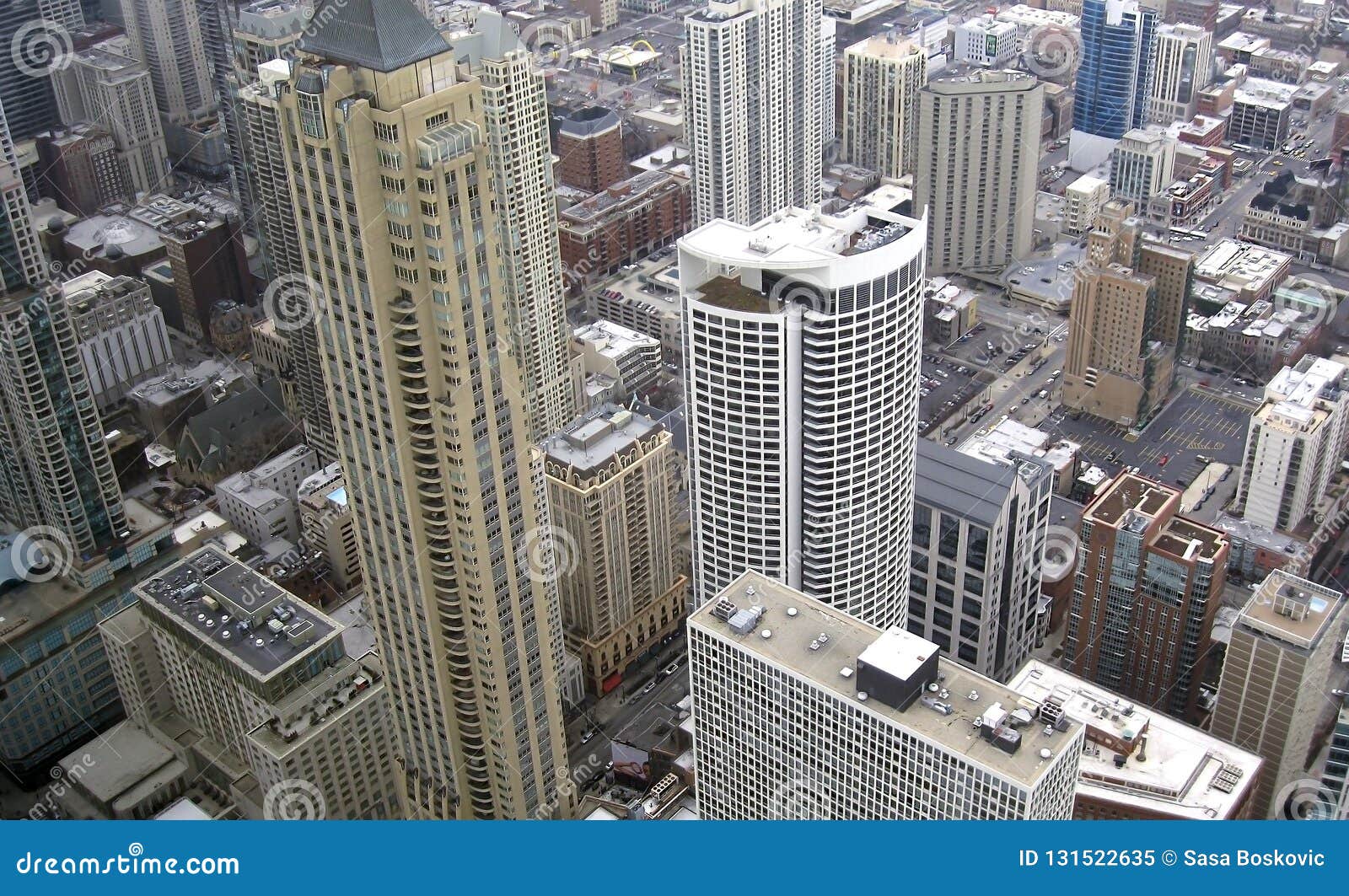 Chicago City Landscape, Residential Area Editorial Image - Image of ...