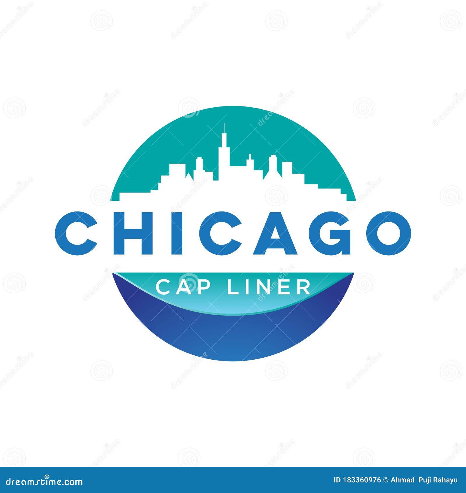 Chicago City Logo Design Template Stock Illustration - Illustration of ...