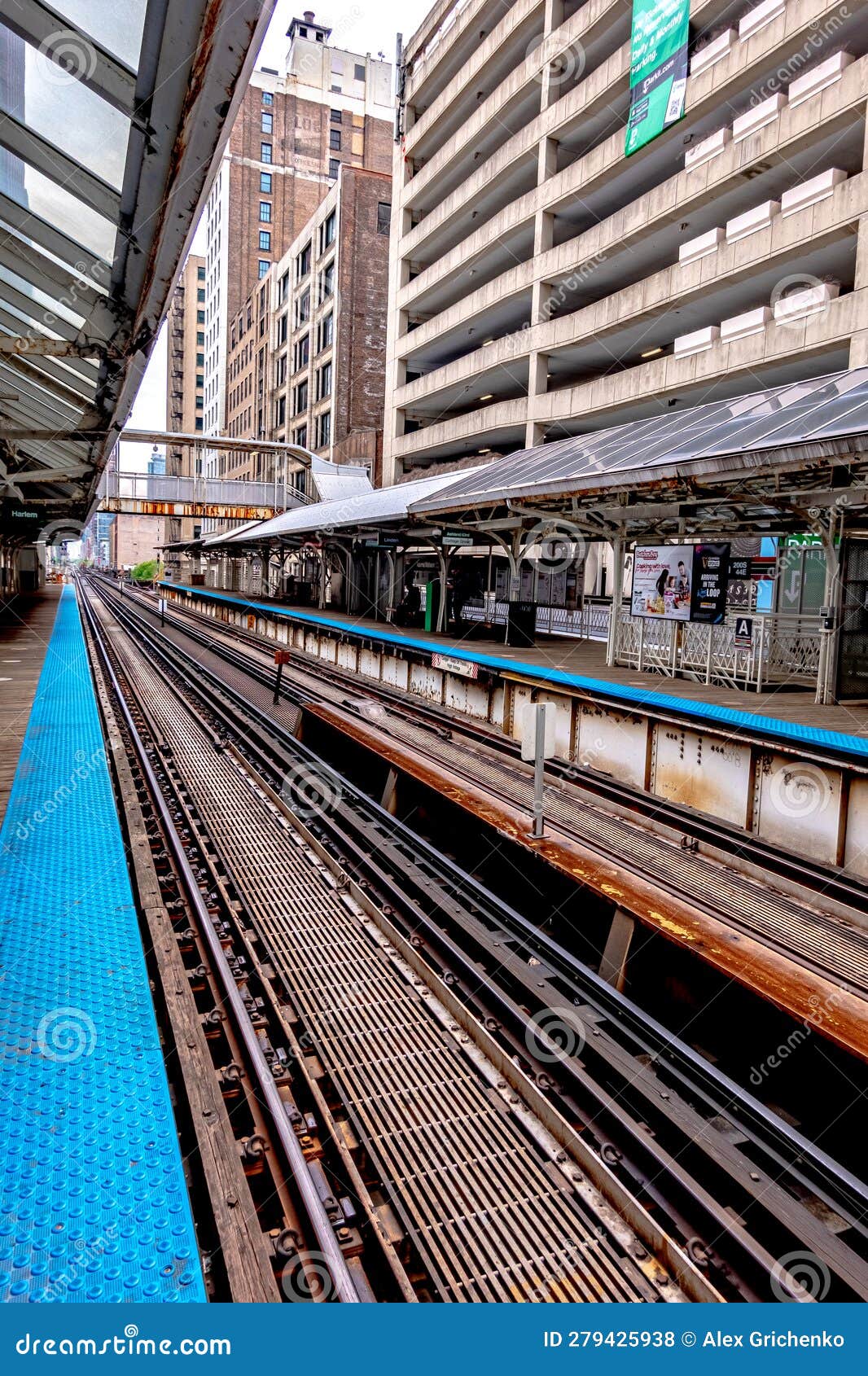 Chicago City Subway Station and Train Scenes Editorial Stock Photo ...