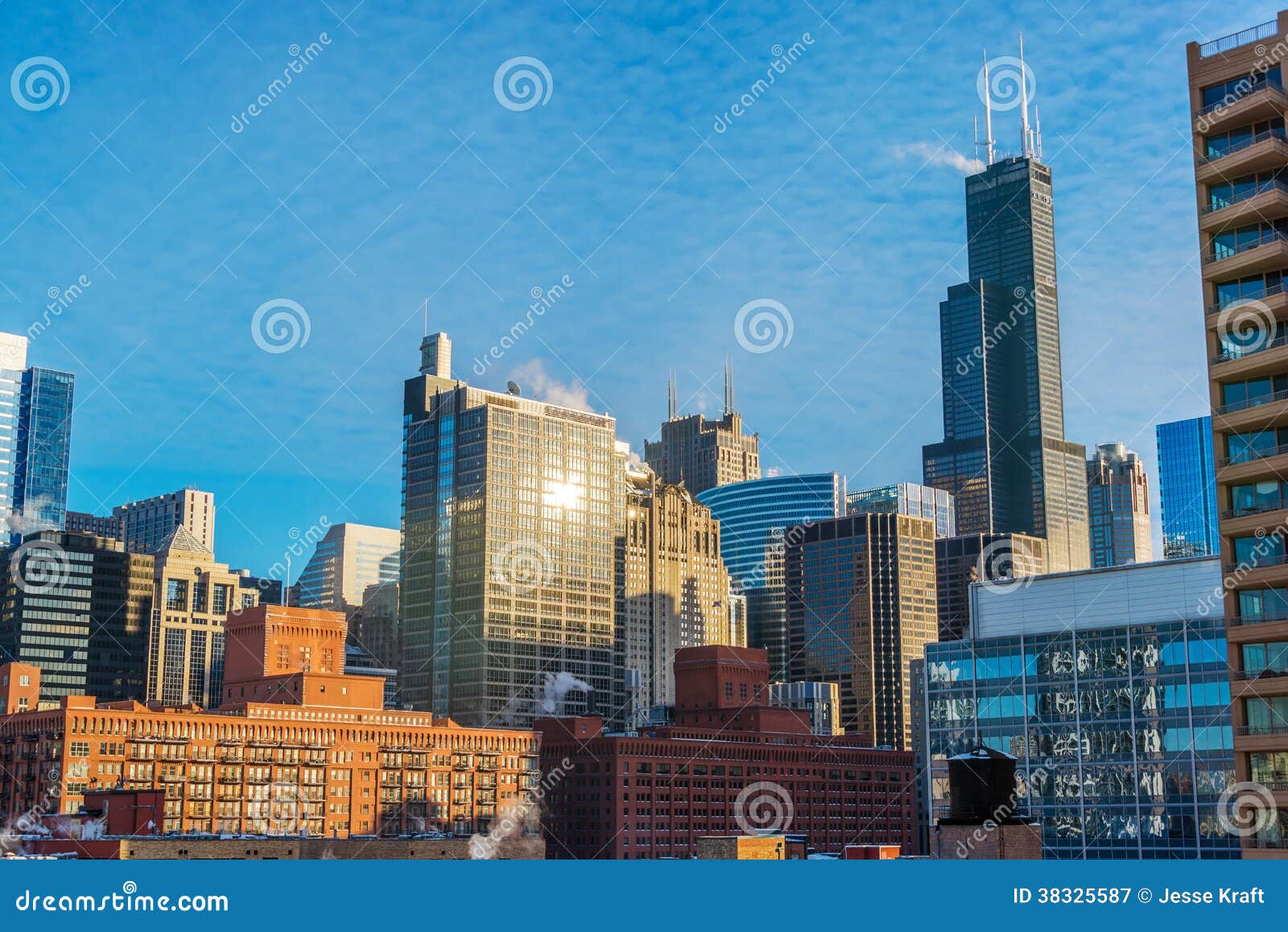 Chicago Cityscape during the Day Stock Image - Image of destination ...