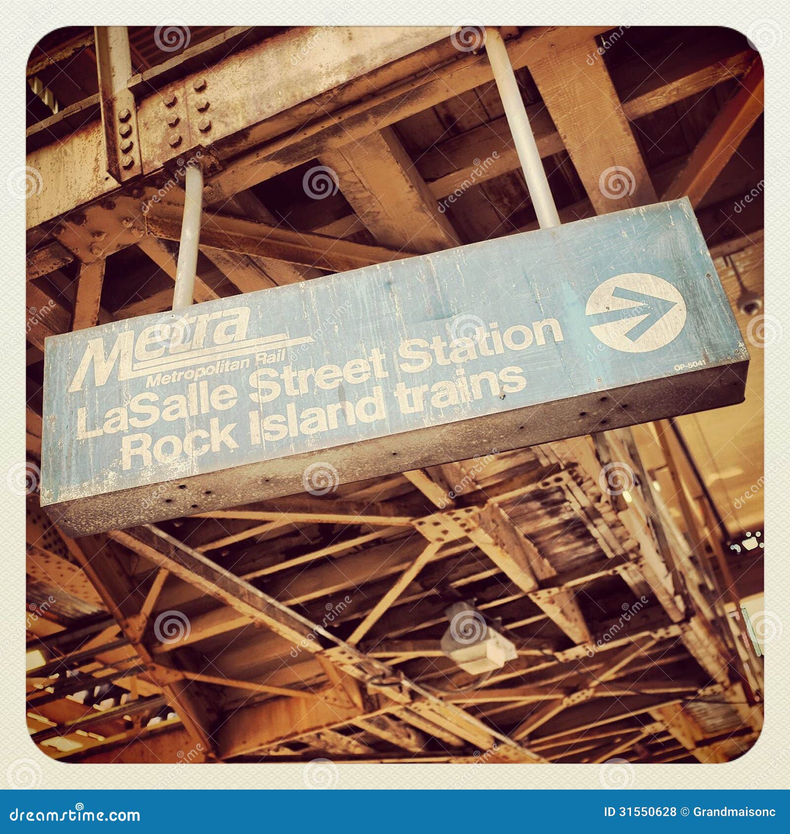 Chicago CTA Bus Sign Editorial Stock Photo - Image: 31550628