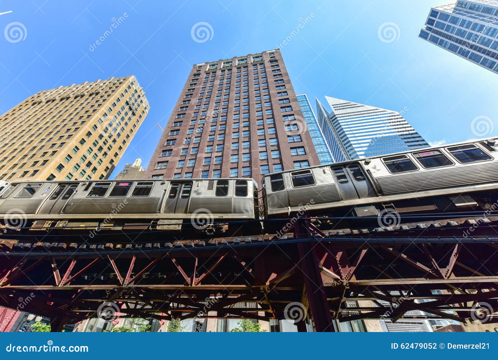 Chicago CTA Subway Loop stock photo. Image of public - 62479052