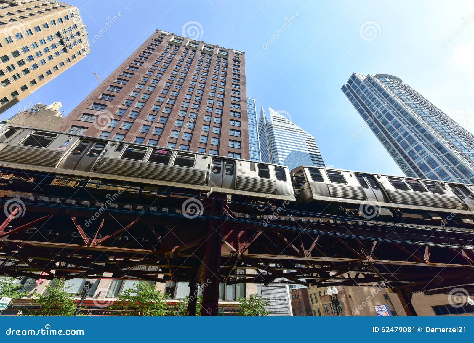 Chicago CTA Subway Loop editorial photo. Image of outside - 62479081