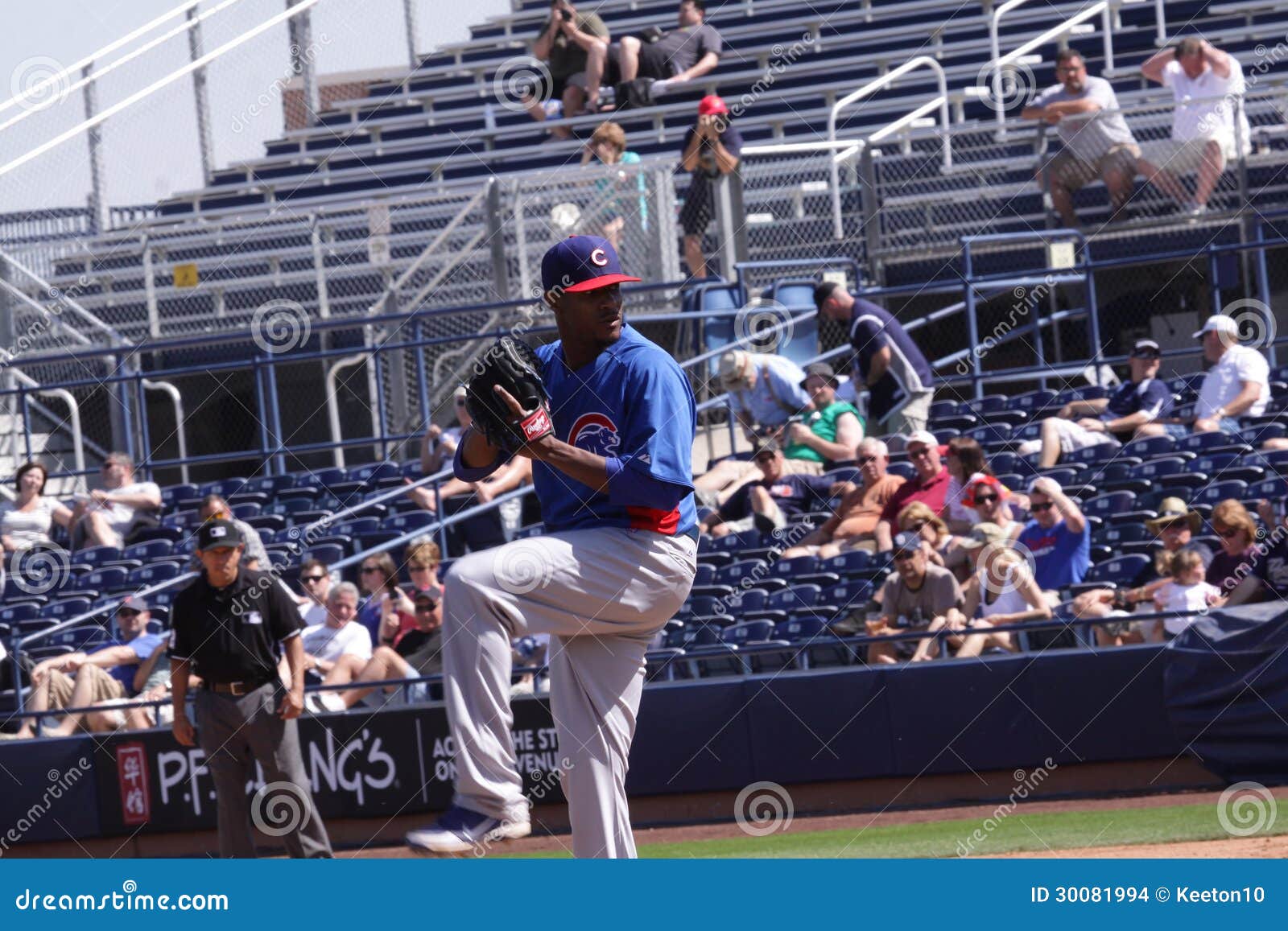 Chicago Cubs pitcher editorial stock image. Image of events - 30081994