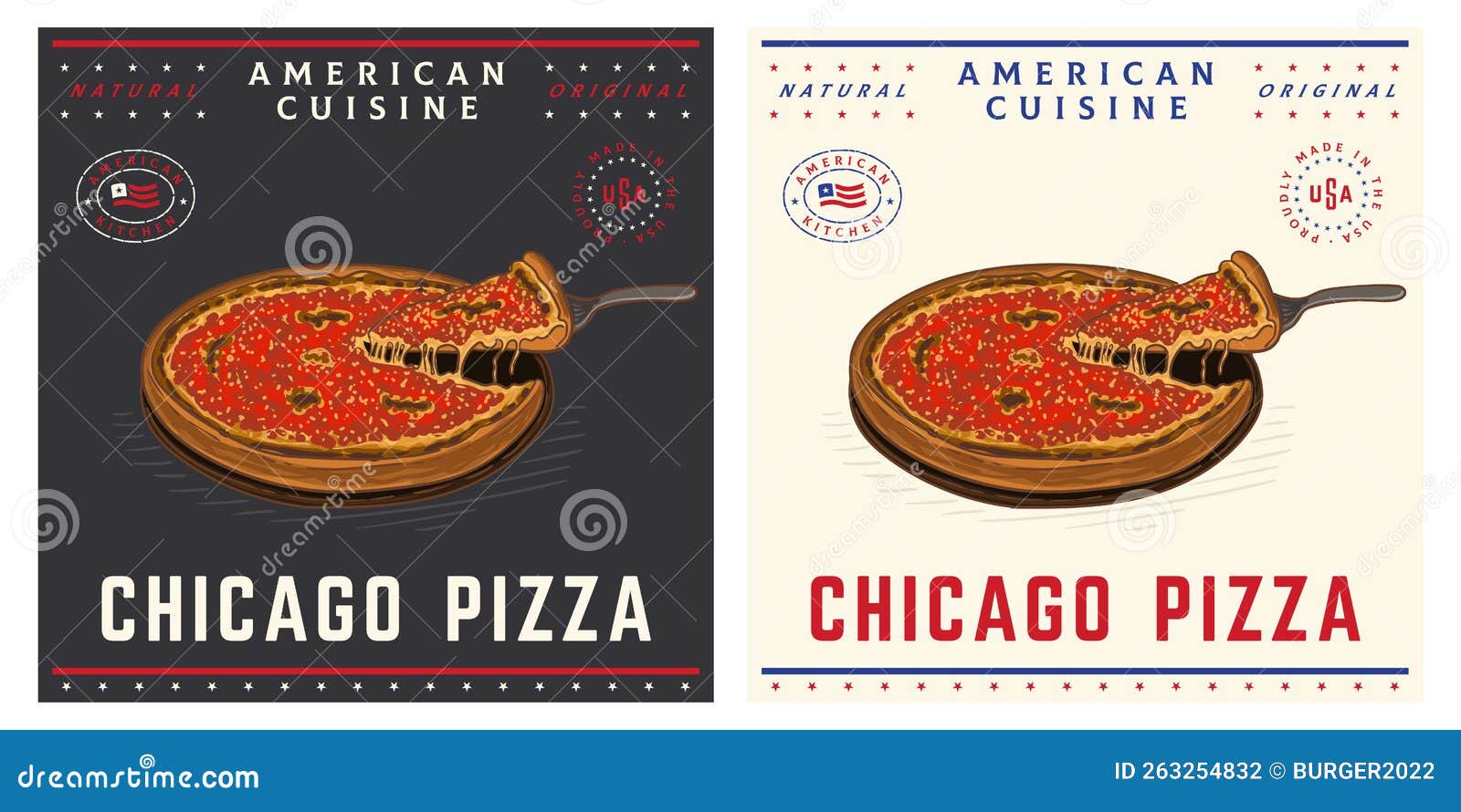 Delicious Chicago Deep-dish Pizza With Italian Sausage Beef Rich Tomato ...