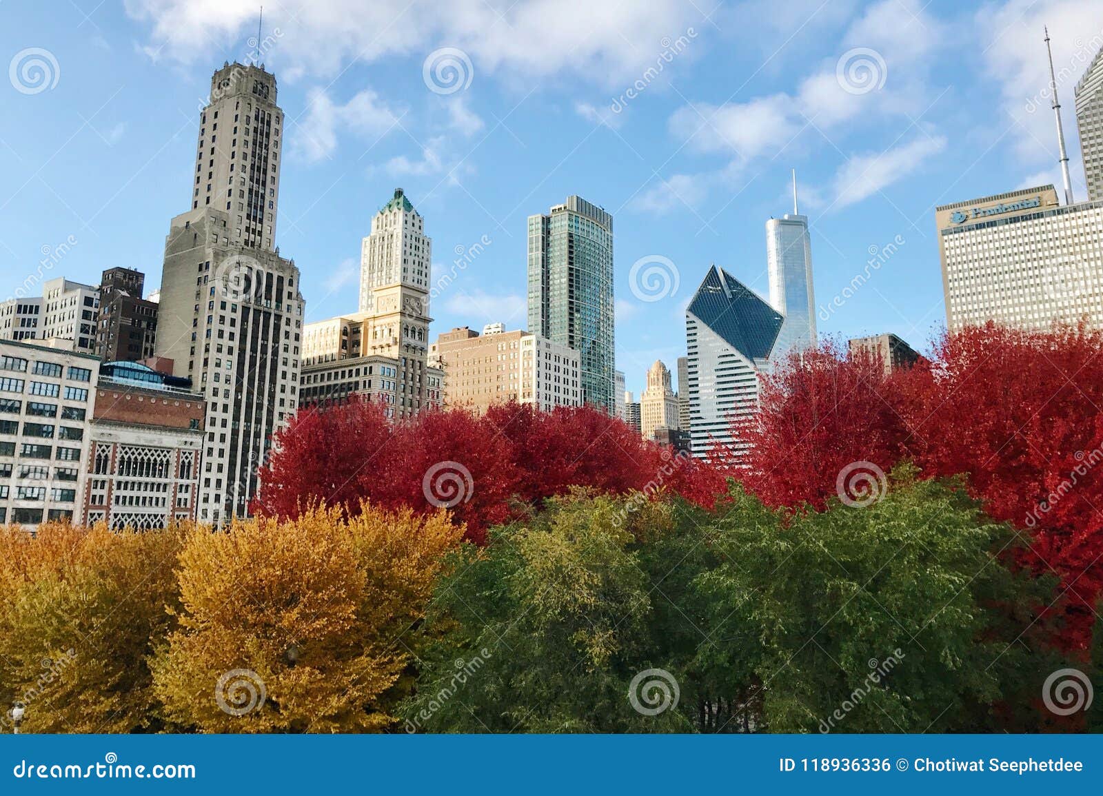 Chicago editorial photo. Image of skyline, chicago, travel - 118936336