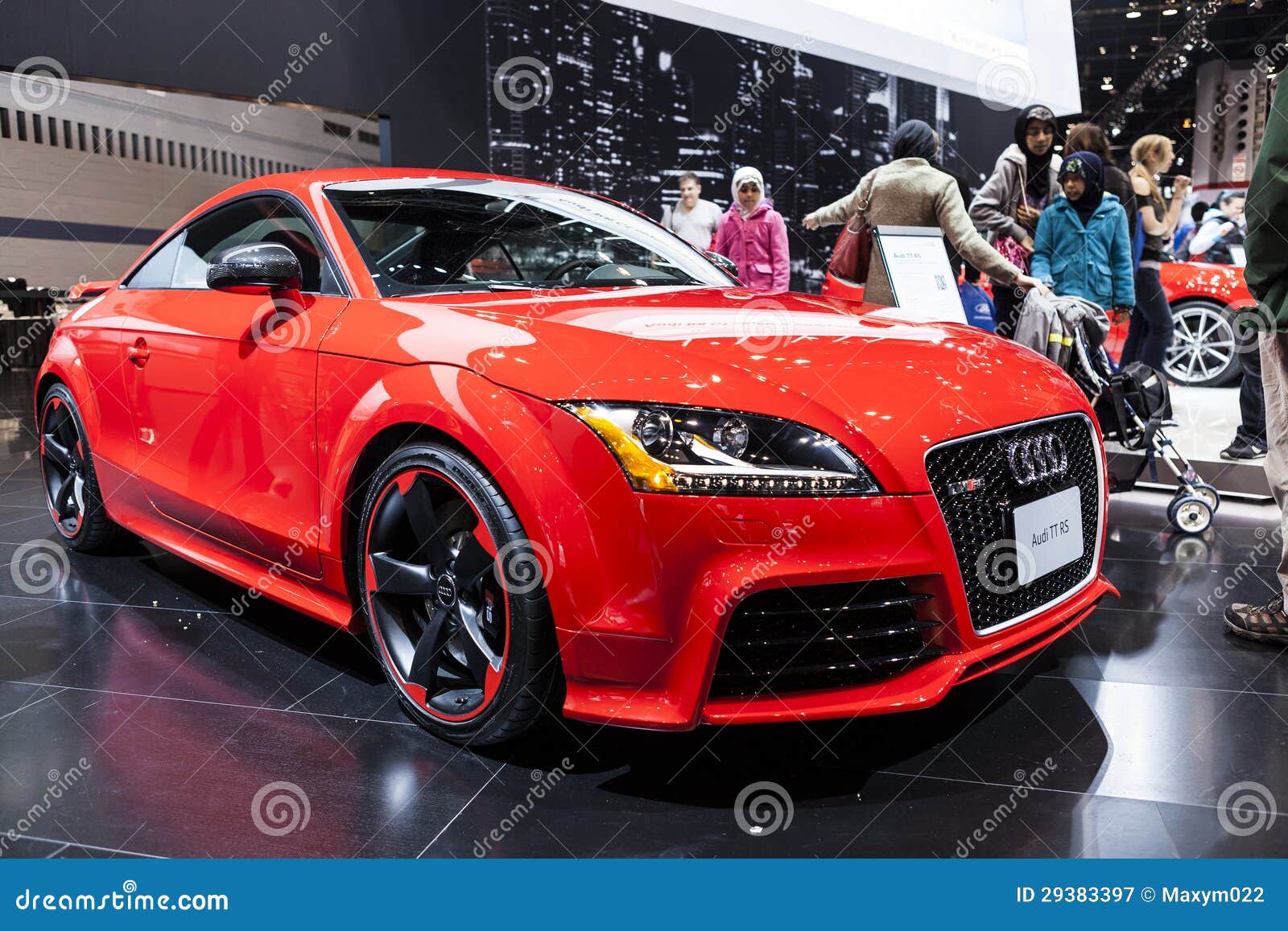 CHICAGO - FEB 16: the Audi TT RS on Display at the 2013 Chicago ...