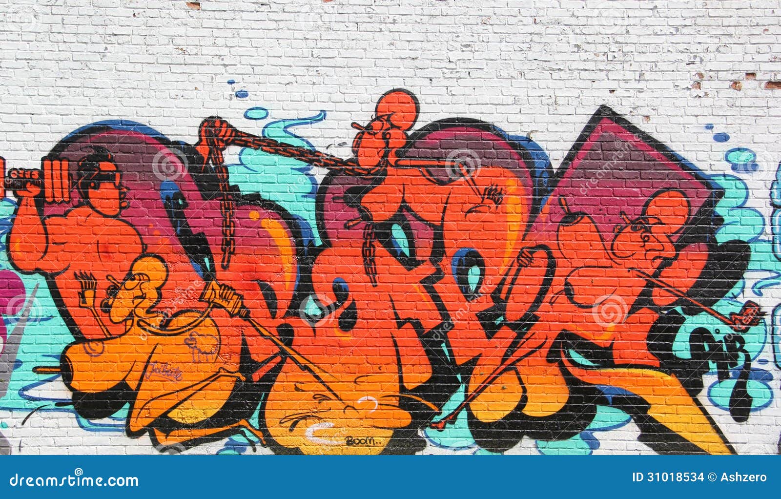 Chicago graffiti editorial stock image. Image of teen - 31018534