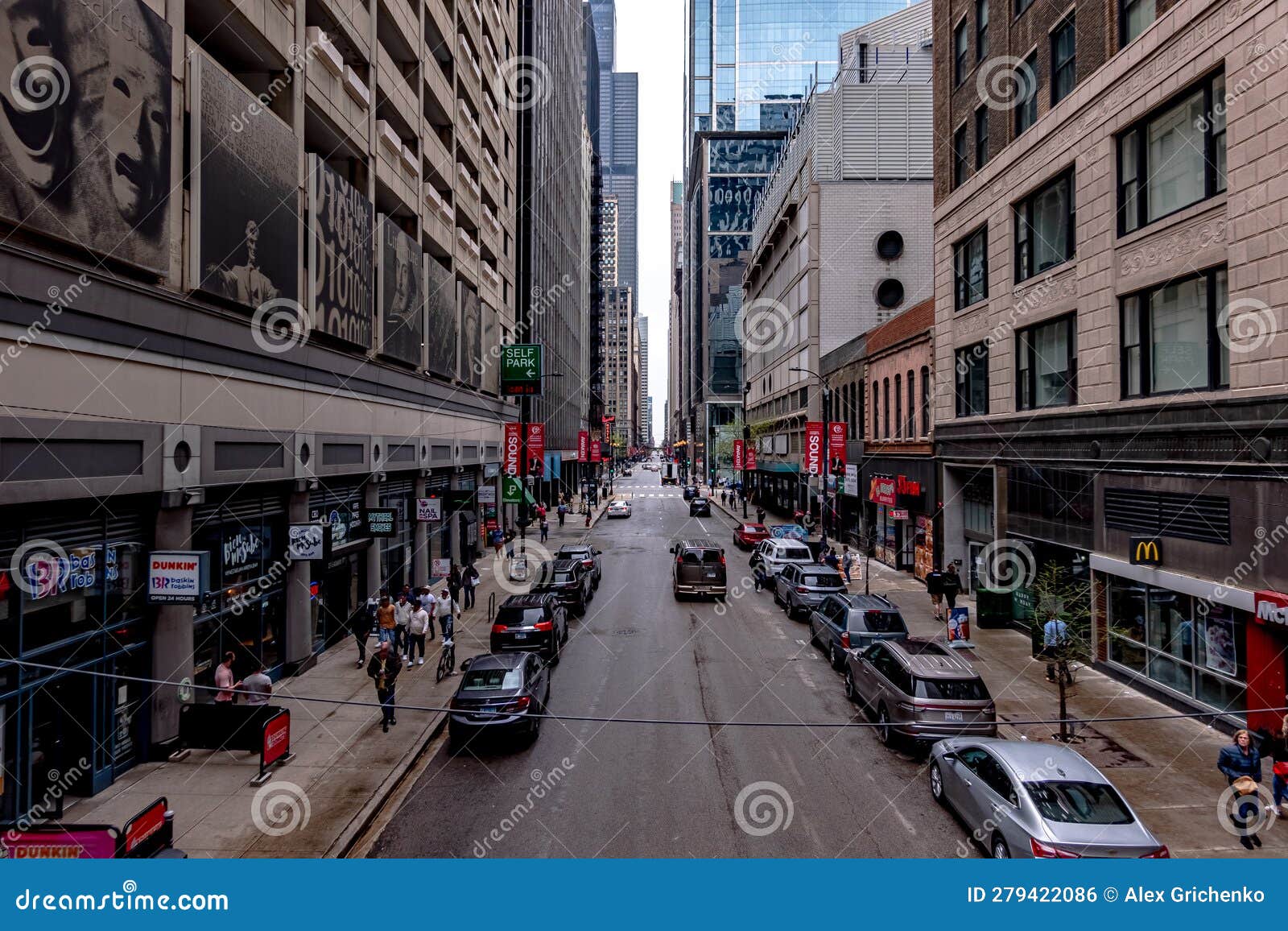 Chicago Illinois Downtown Scenes and Architecture Editorial Photo ...