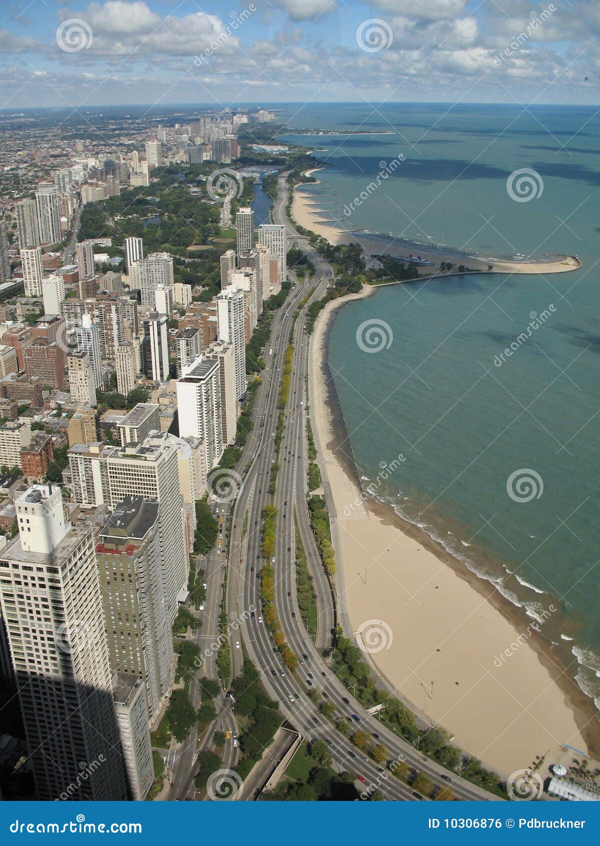 Chicago, Lake Shore Drive stock photo. Image of illinois - 10306876