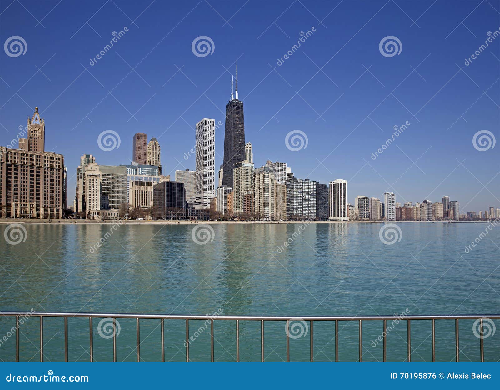 Chicago lake view stock photo. Image of calm, spring - 70195876
