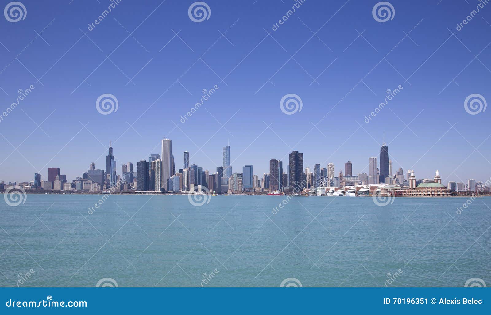 Chicago lake view stock image. Image of place, rise, skyscraper - 70196351