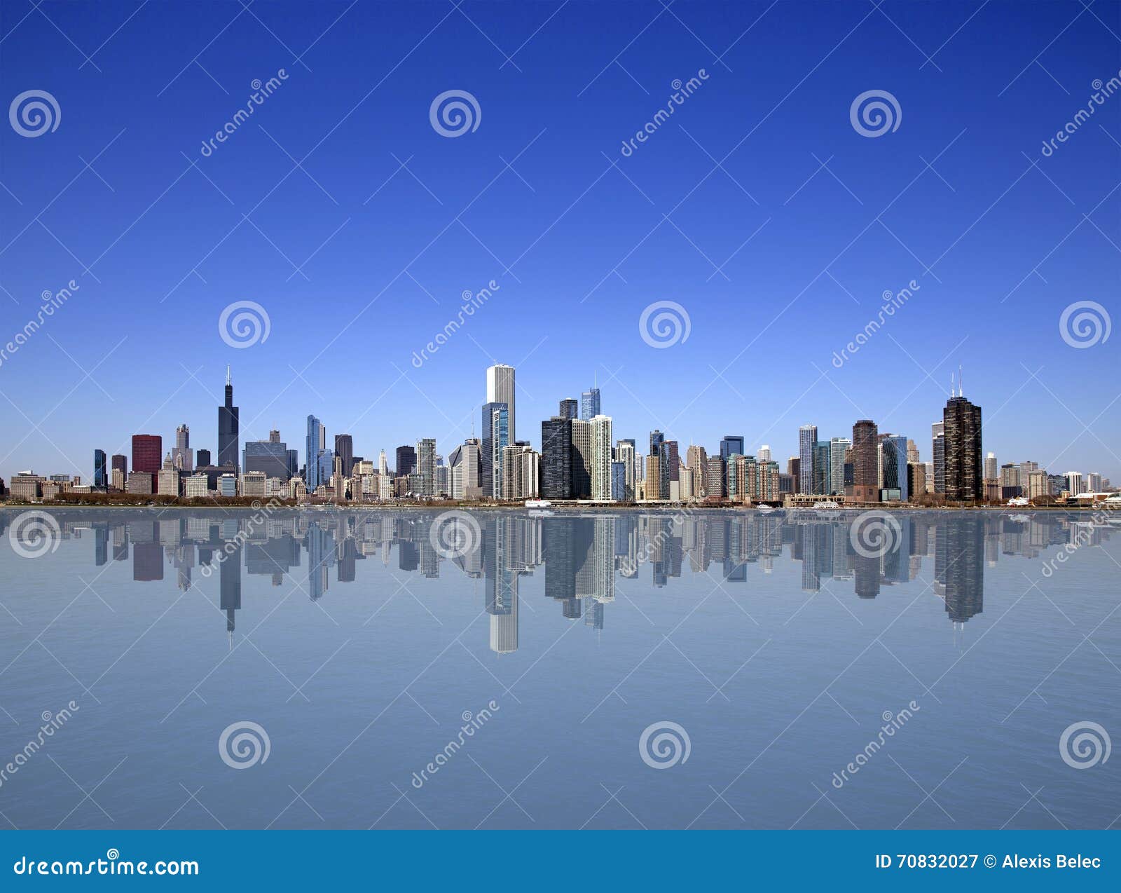 Chicago lake view stock image. Image of panorama, headquarters - 70832027