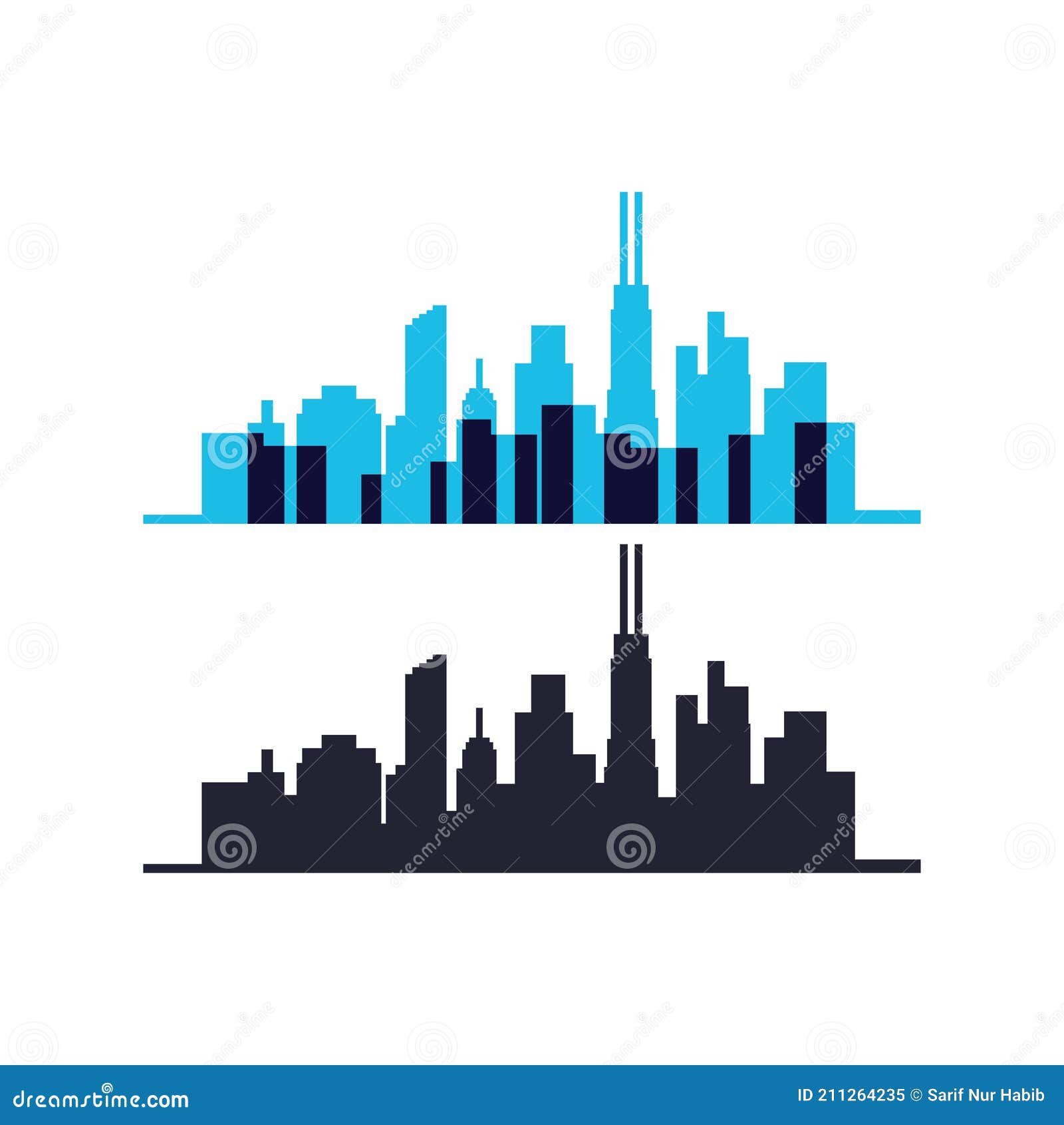 Chicago Logo Design Template Stock Vector - Illustration of outline ...