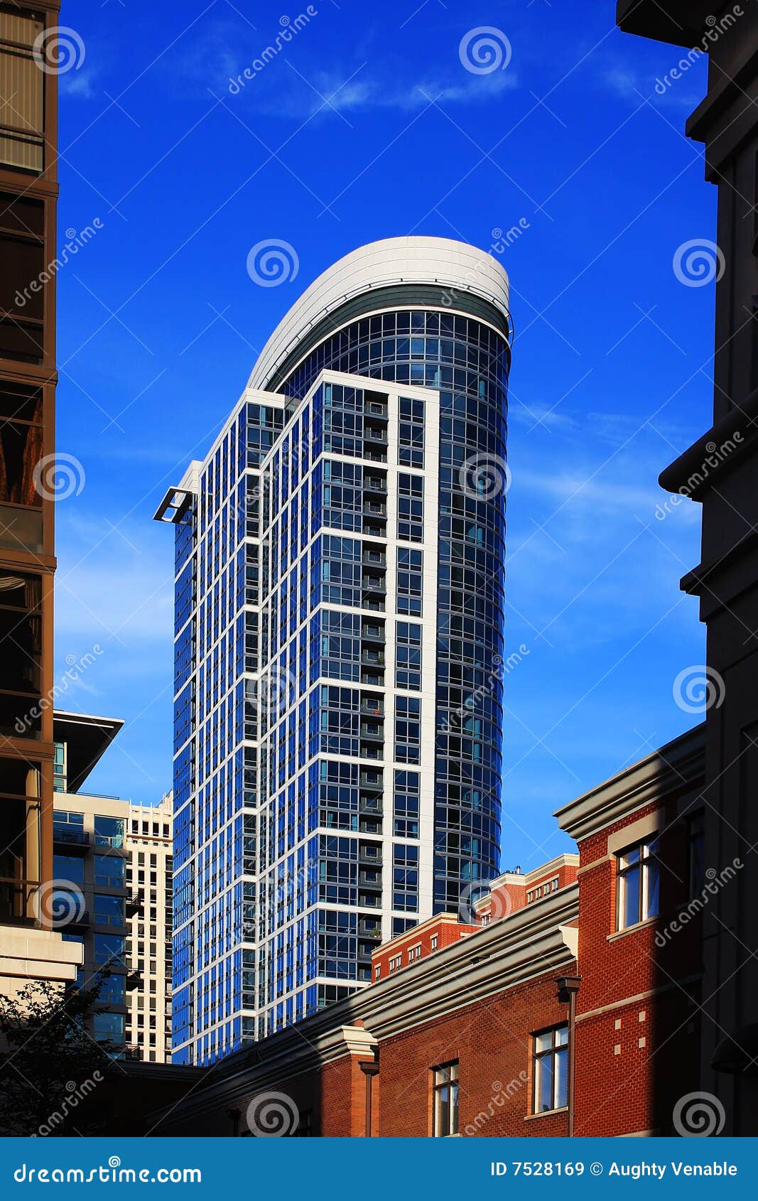 Chicago Modern Architecture Stock Image - Image of business, buildings ...