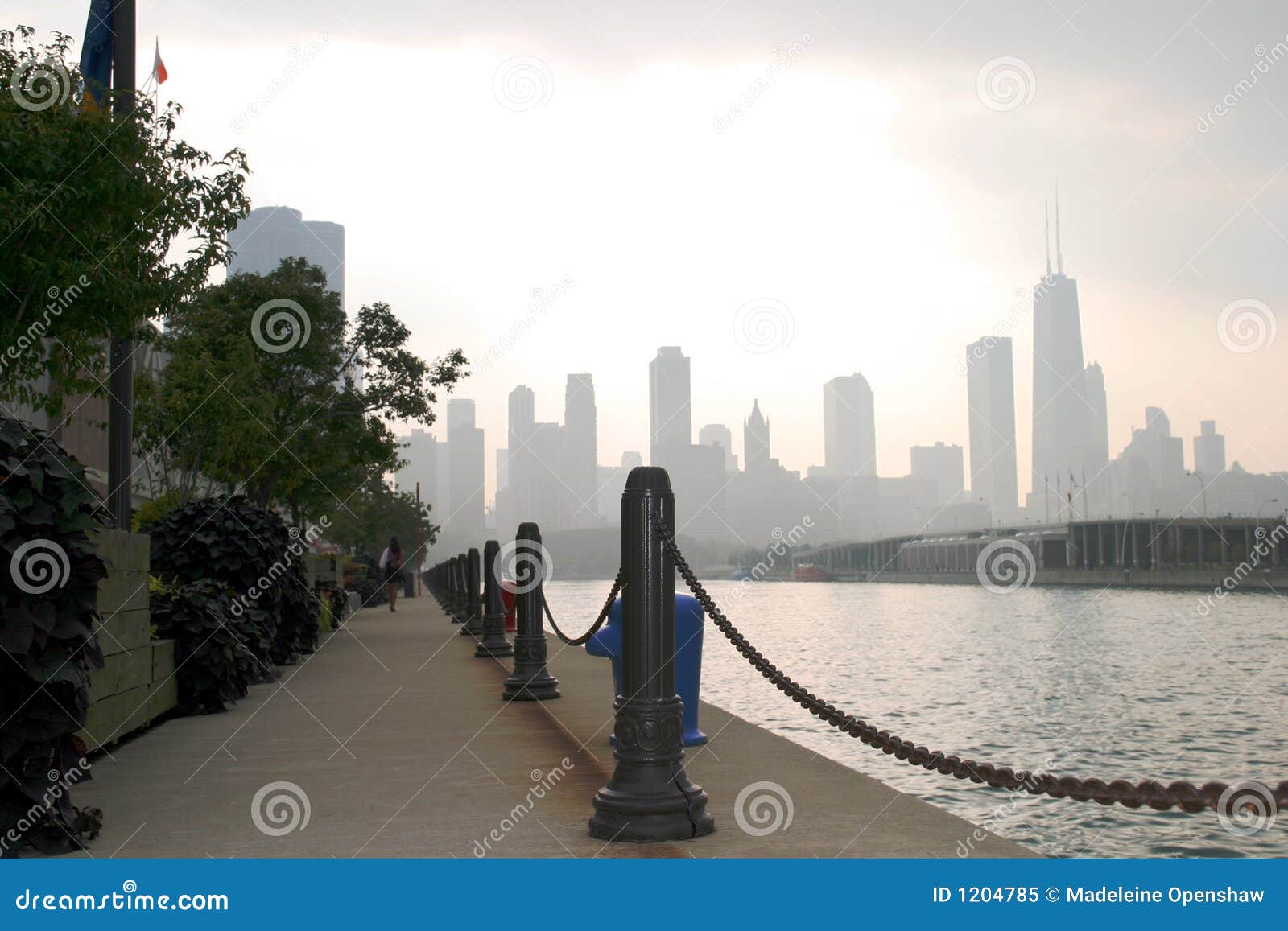 Chicago - Navy Pier View stock image. Image of navy, business - 1204785