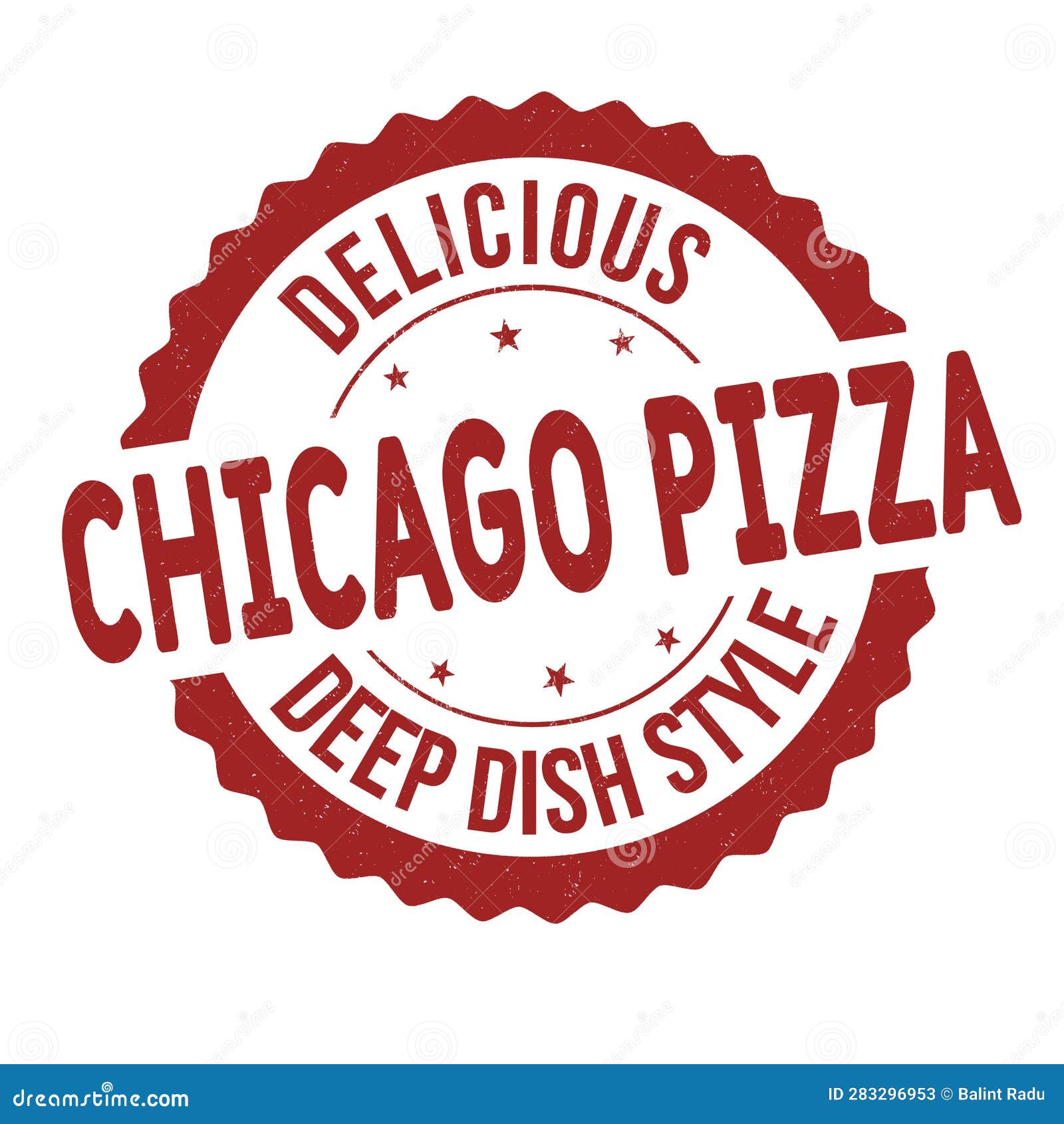 Delicious Chicago Deep-dish Pizza With Italian Sausage Beef Rich Tomato ...