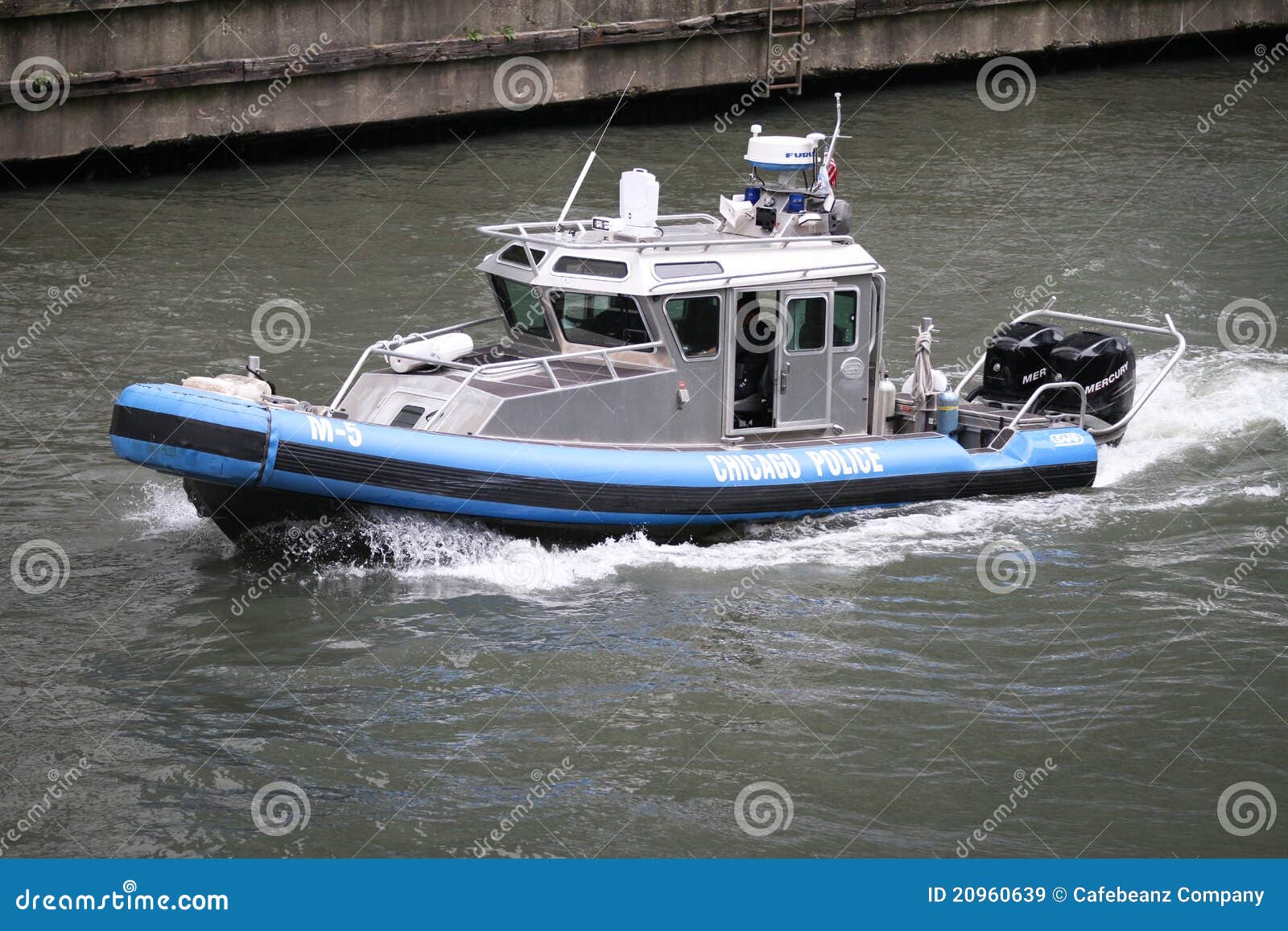 Chicago Police boat editorial stock image. Image of boat - 20960639