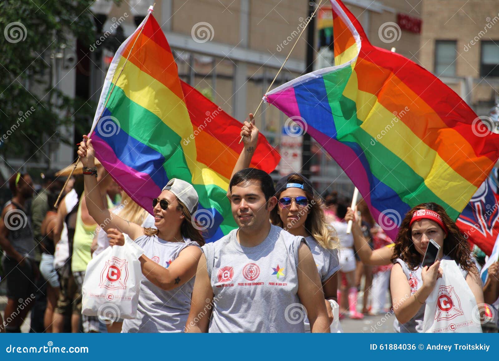 Chicago pride parade editorial photo. Image of celebration - 61884036