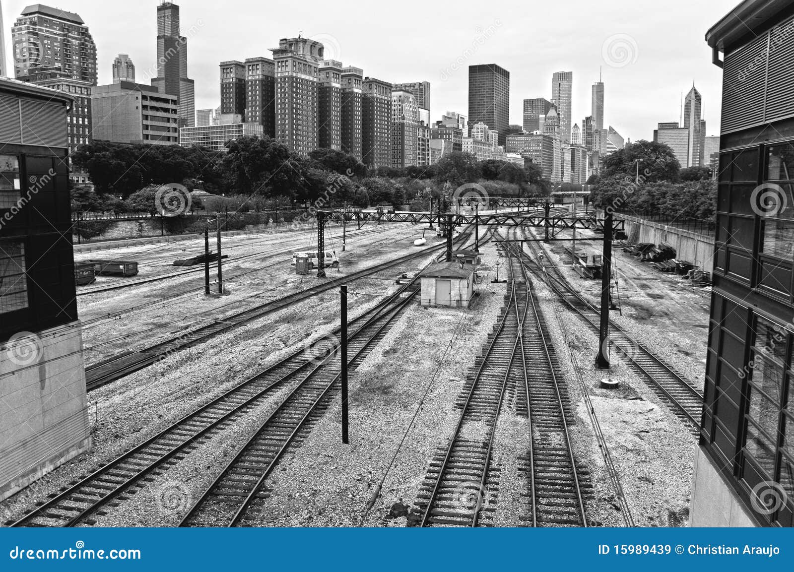 Chicago Railroad stock image. Image of cityscape, city - 15989439