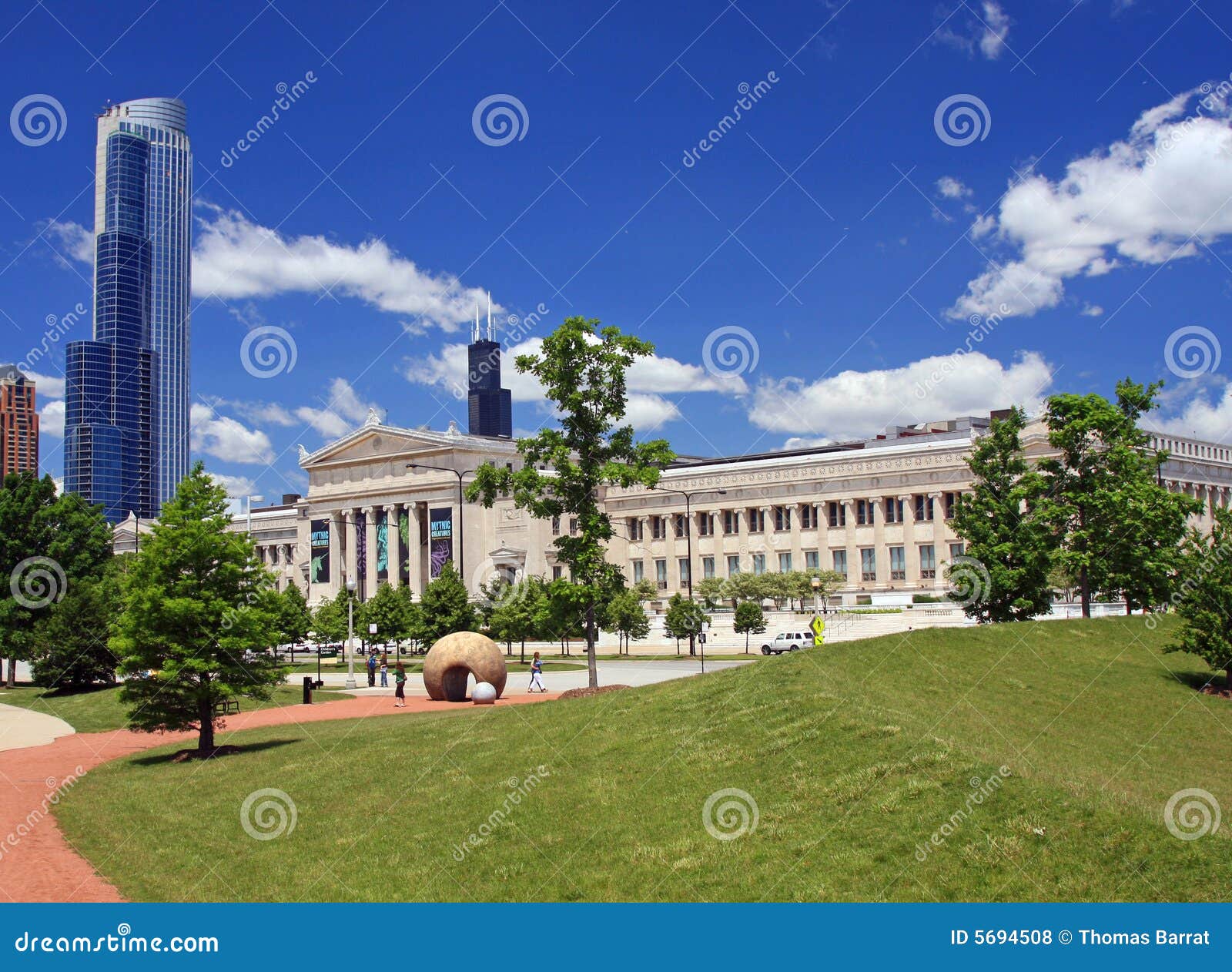 Chicago S Museum Campus on a Clear Day Stock Photo - Image of campus ...