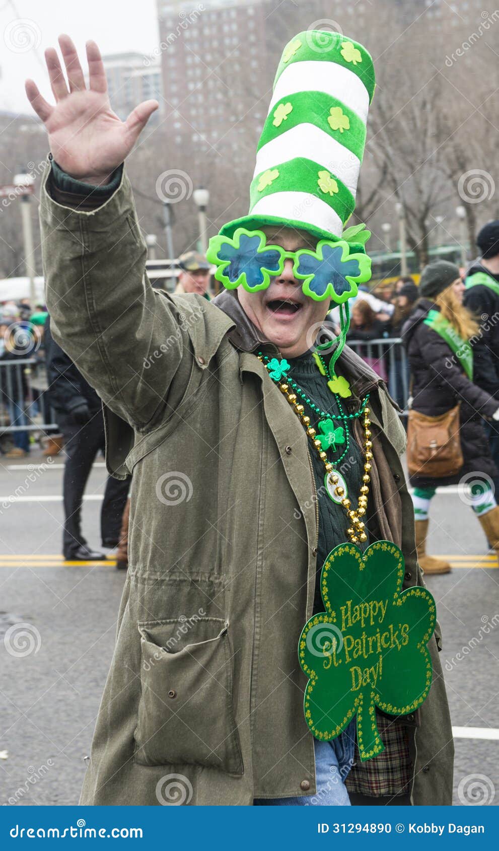Chicago Saint Patrick Parade Editorial Image - Image of parade ...