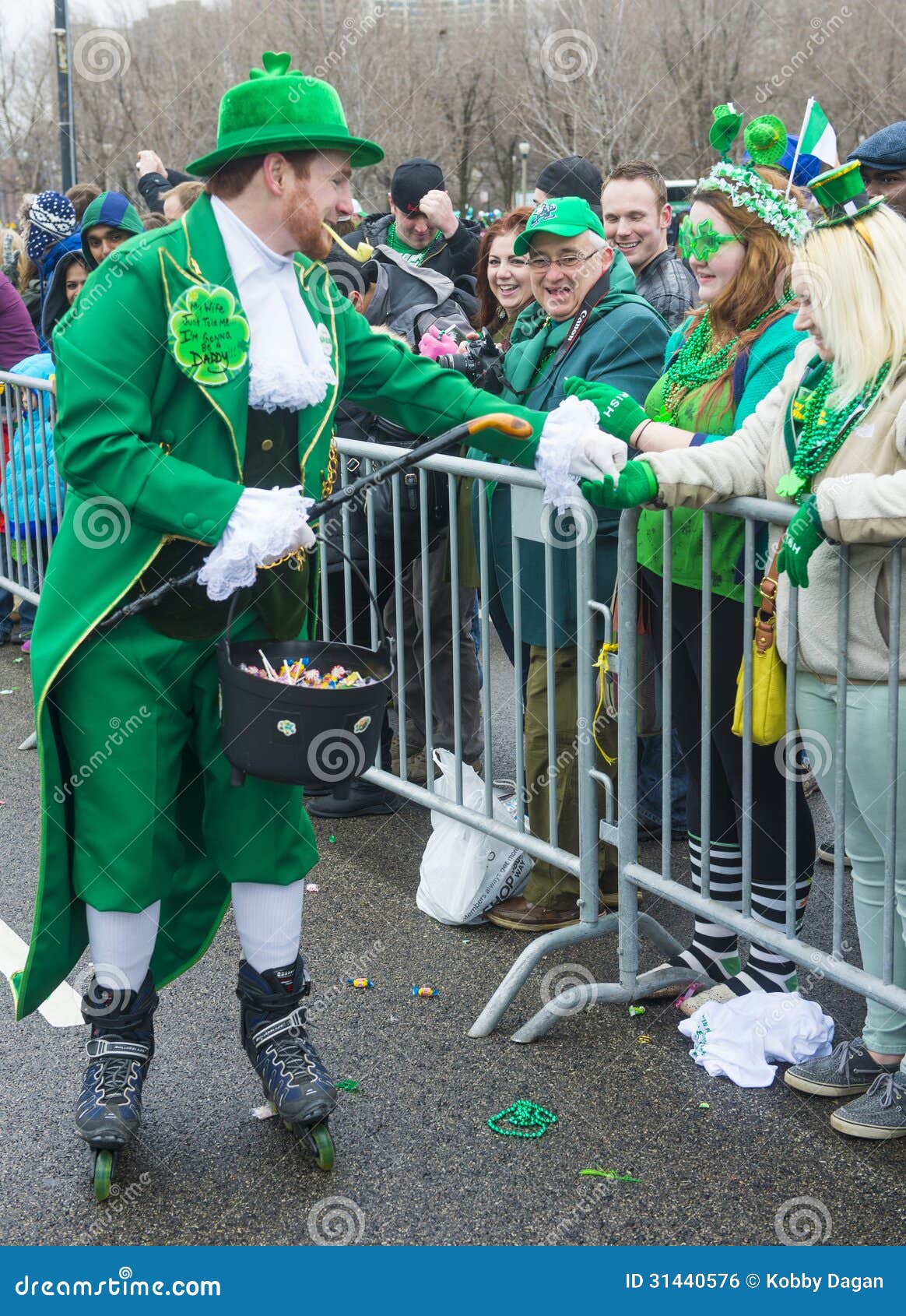 Chicago Saint Patrick Parade Editorial Photo - Image of parade ...