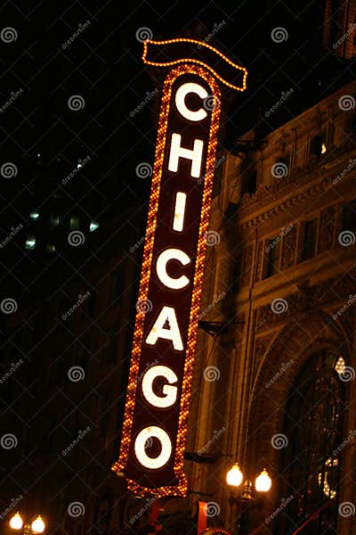 Chicago Sign stock photo. Image of city, america, buildings - 928006