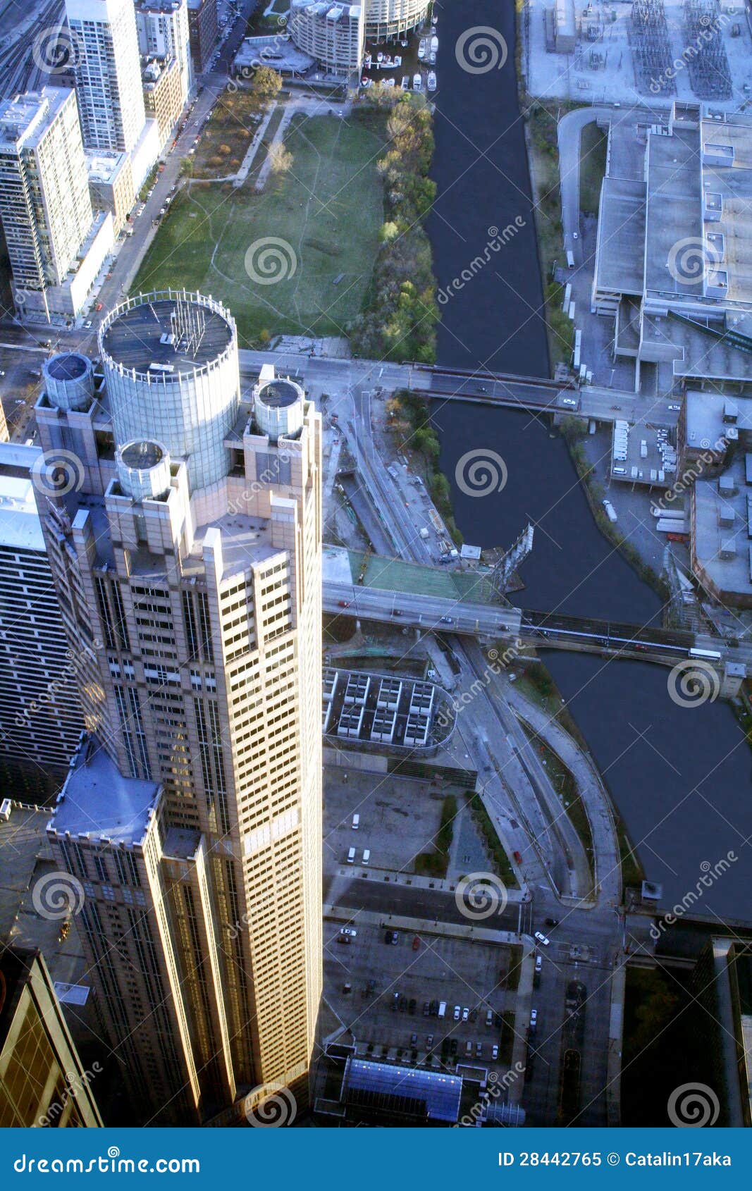 Chicago sky deck view stock image. Image of america, chicago - 28442765