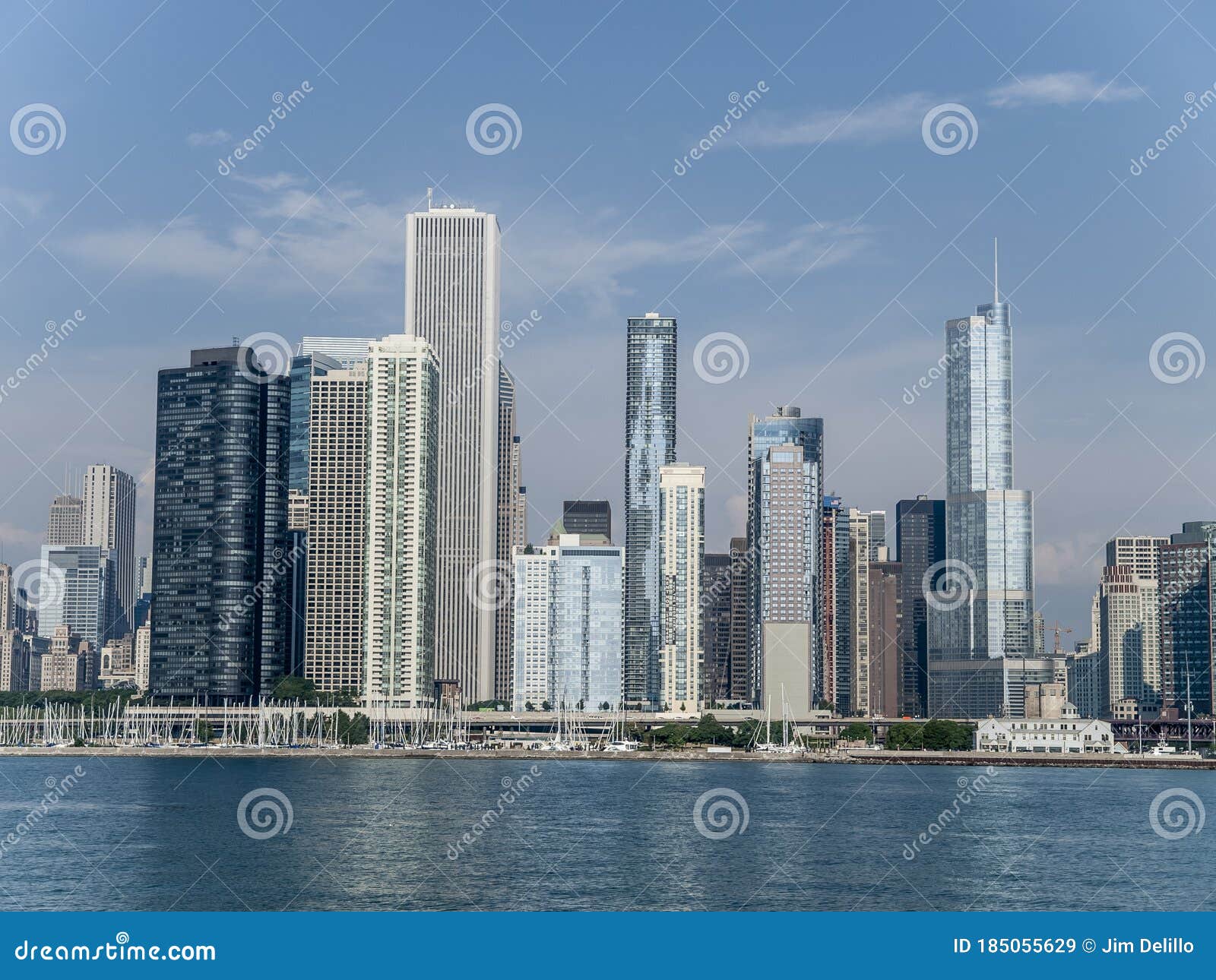 Modern Buildings of Chicago Skyline Editorial Stock Image - Image of ...